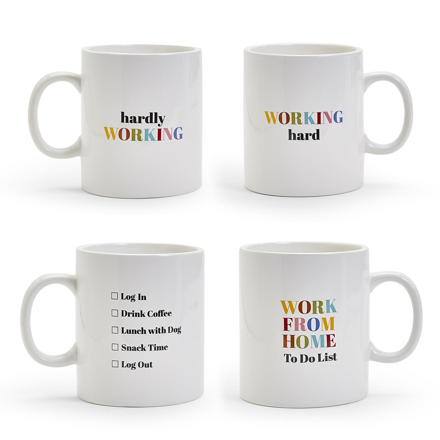 Working From Home Mug Assorted 2 Sayings