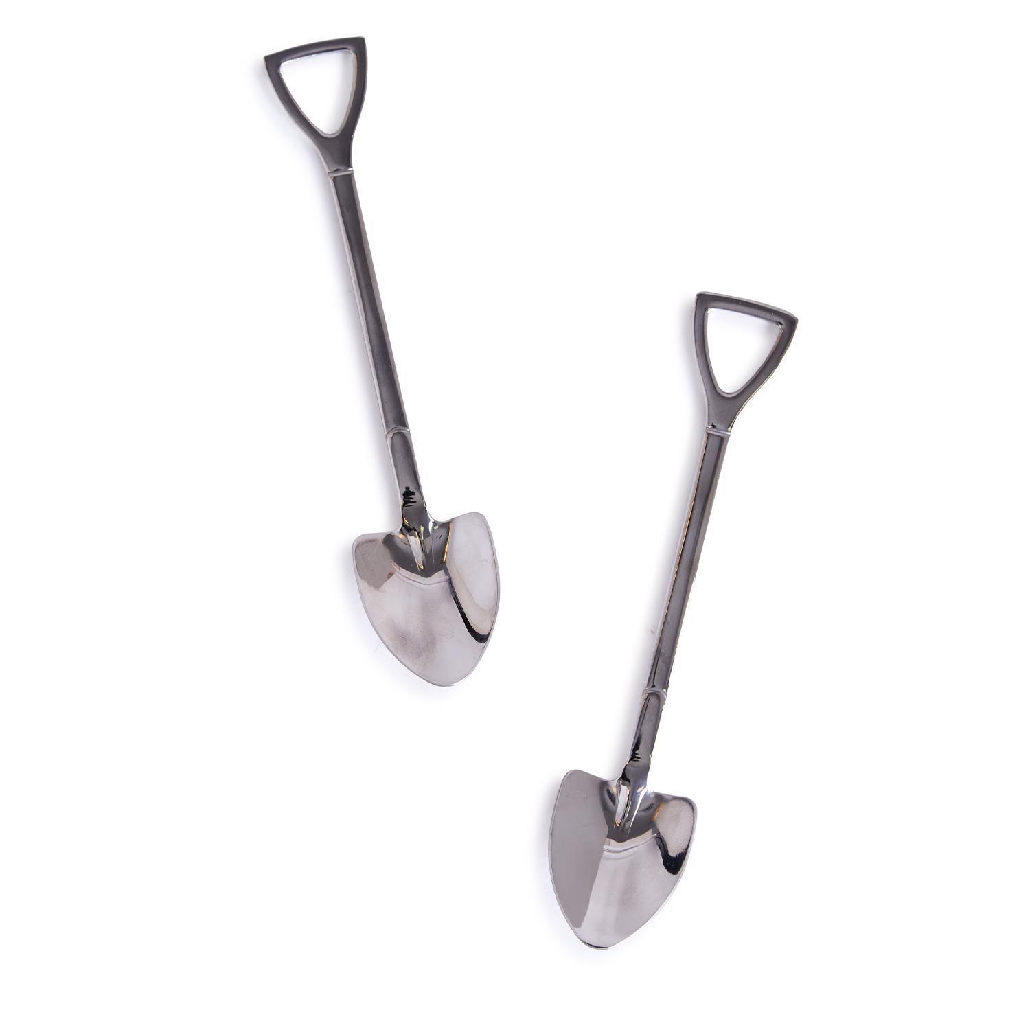 S/2 Garden Spade Teaspoons