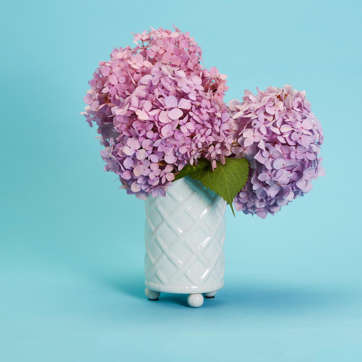 Faux Bamboo 3 Pc Flower Arranger