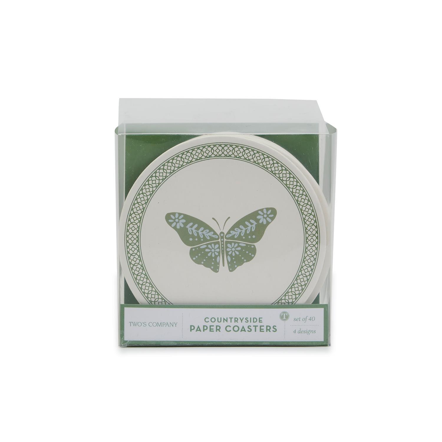 Friends of Garden S/40 Heavyweight Paper Coasters in Gift Box