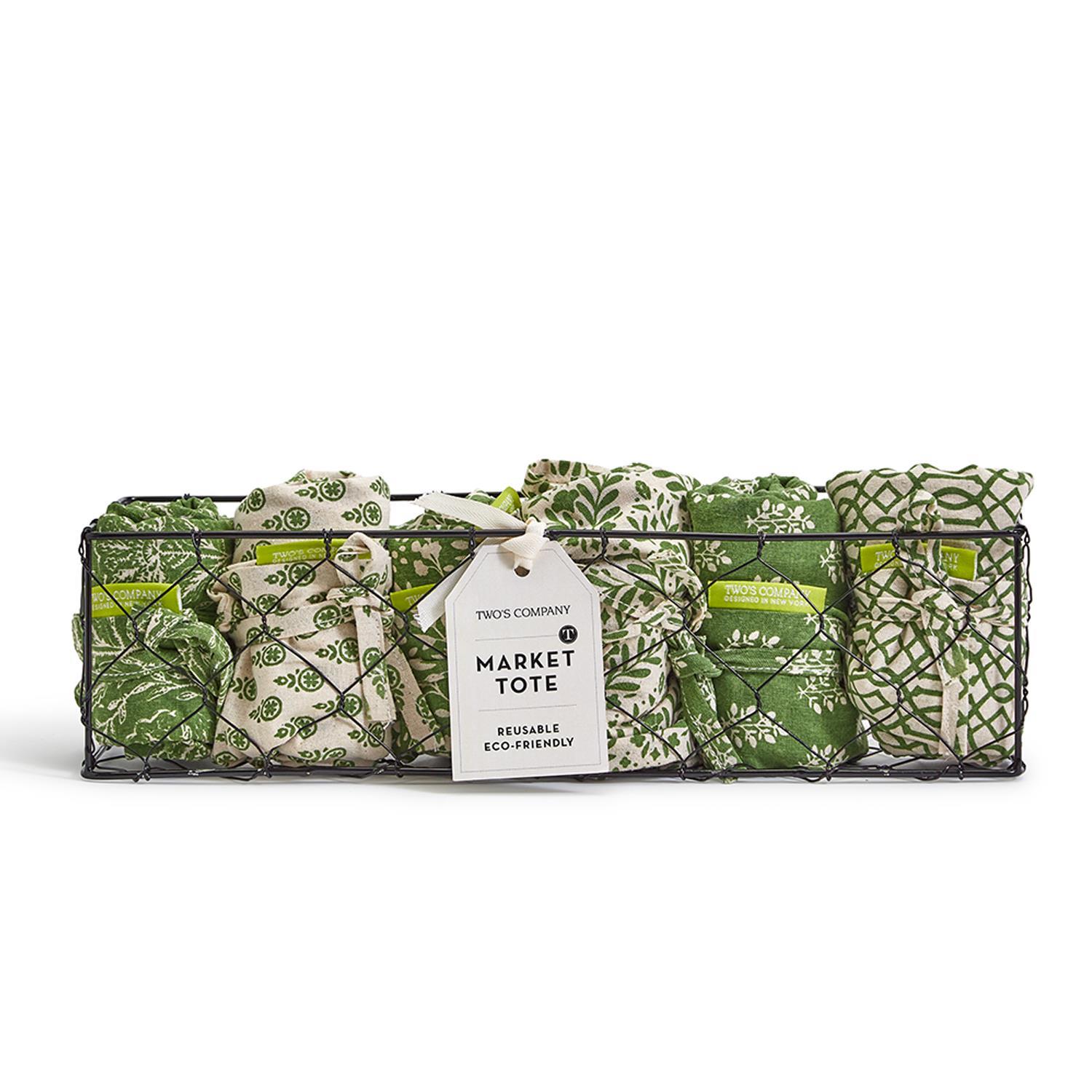 18 Pc Countryside Reusable Market Bag