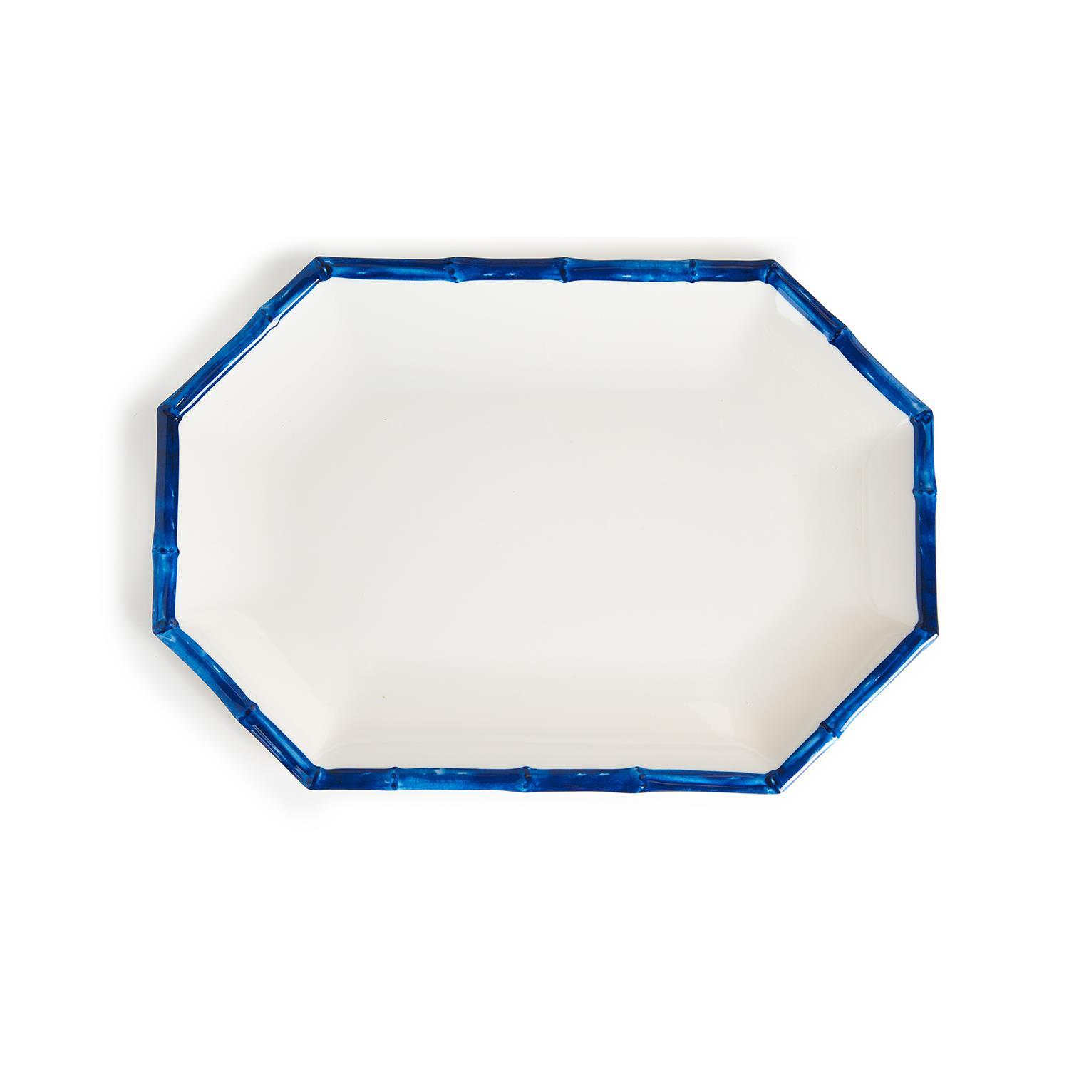 Octagonal Bamboo Touch Serving Tray / Platter
