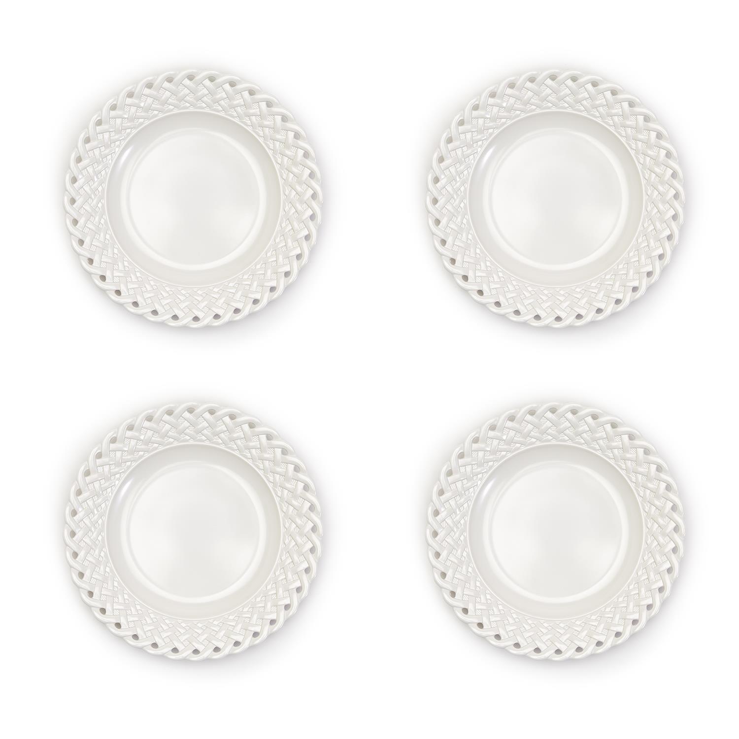 S/4 Lattice Salad / Dessert Plates