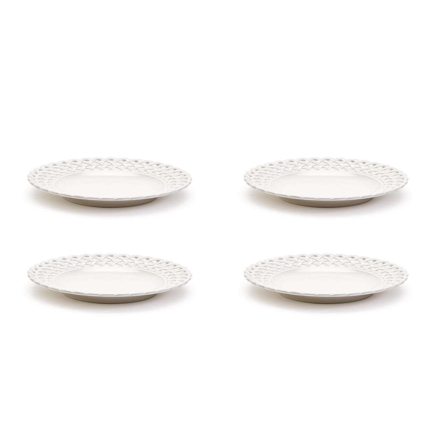 S/4 Lattice Salad / Dessert Plates