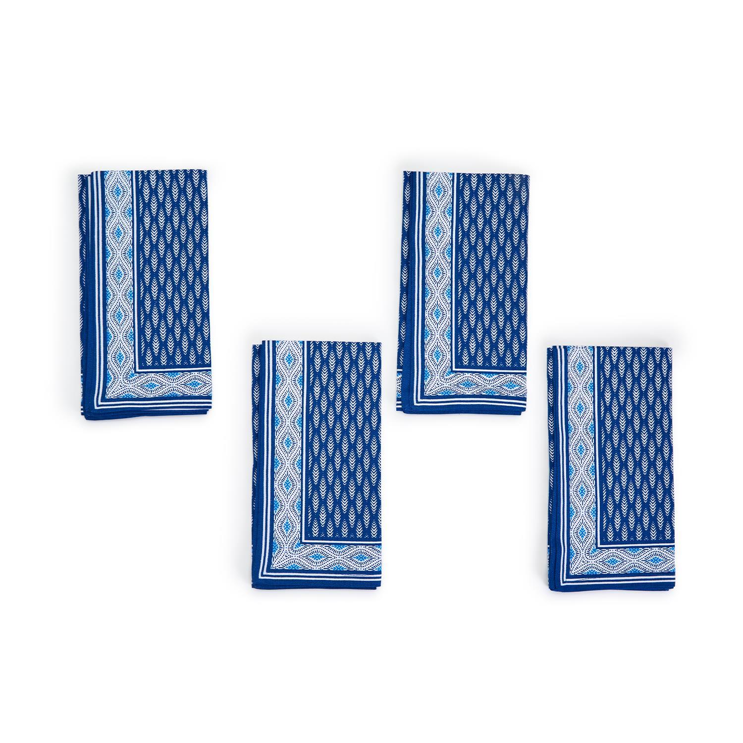 Blue Print S/4 Napkins