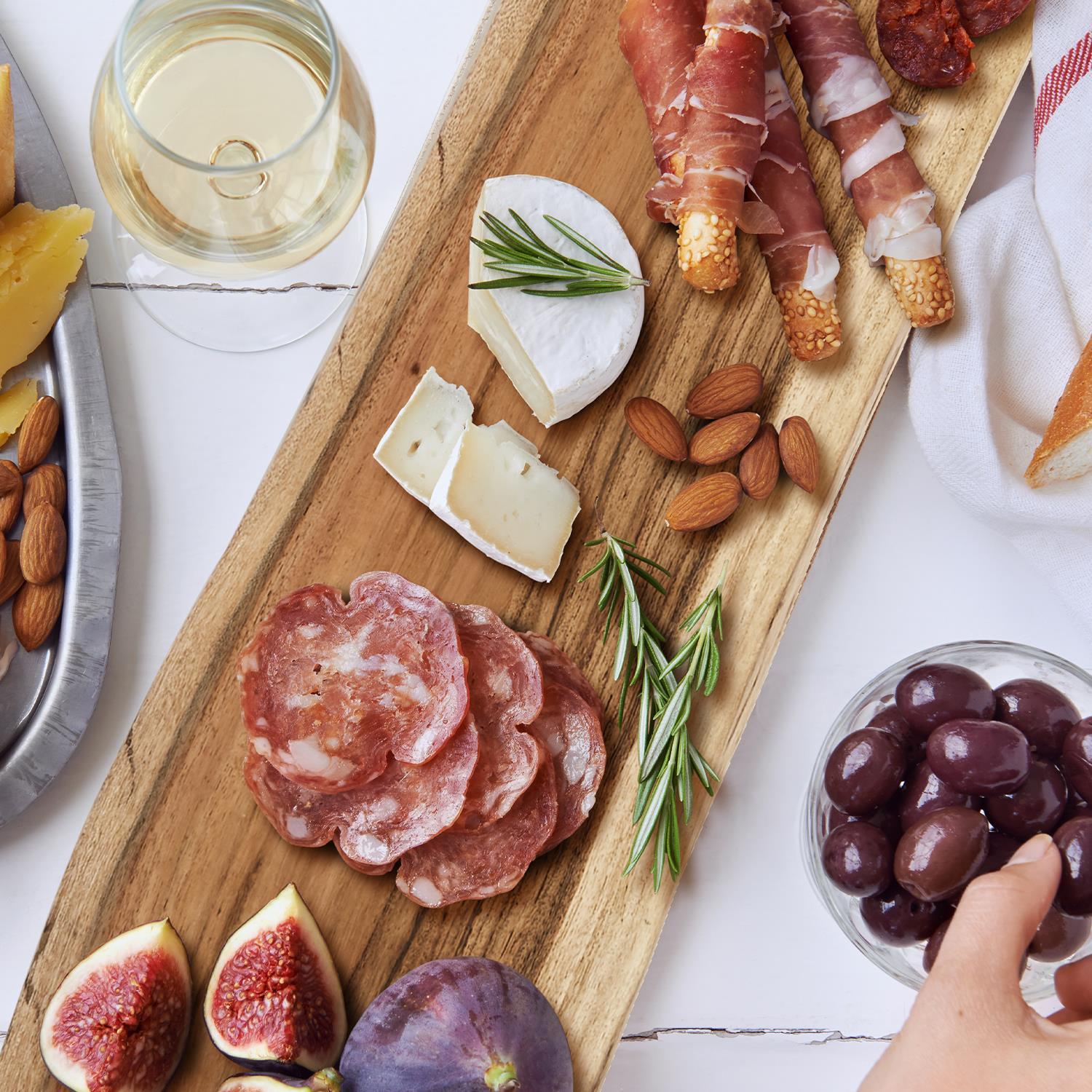 54" Extra Long Charcuterie / Tapas Hand-Crafted Centerpiece Serving Board