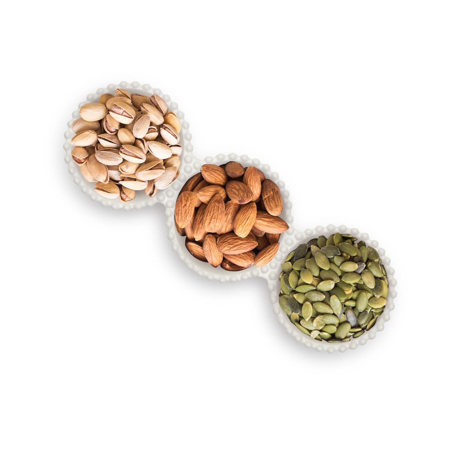 Heirloom Pearl Edge Sectional Tidbit Dish