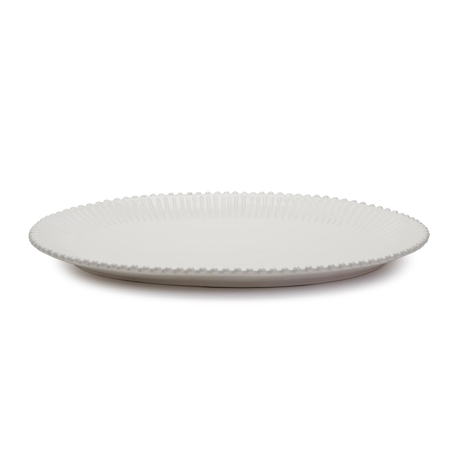 Heirloom Pearl Edge Oversized Platter