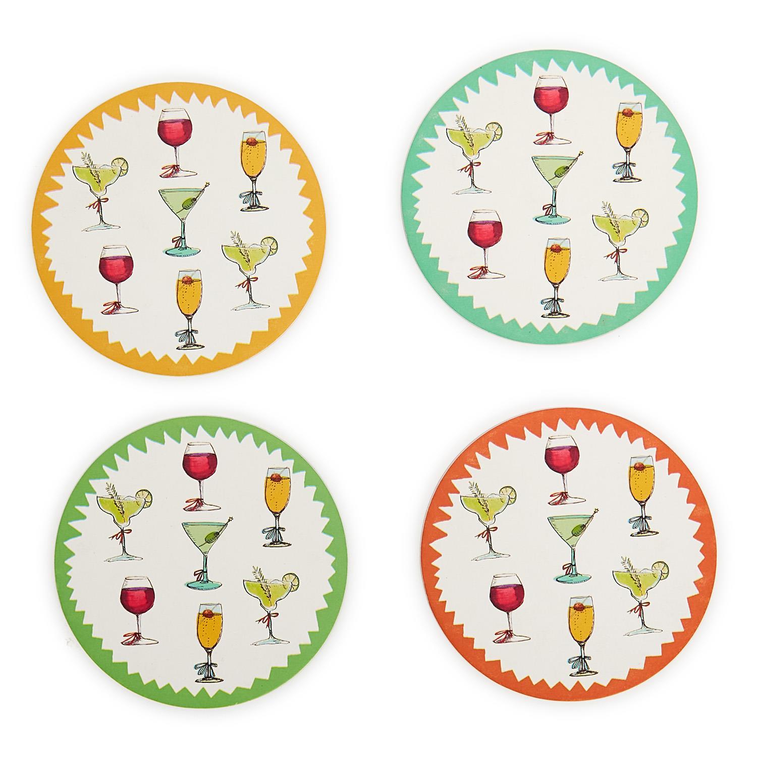 In Good Spirits S/24 Heavyweight Paper Coasters in Gift Box