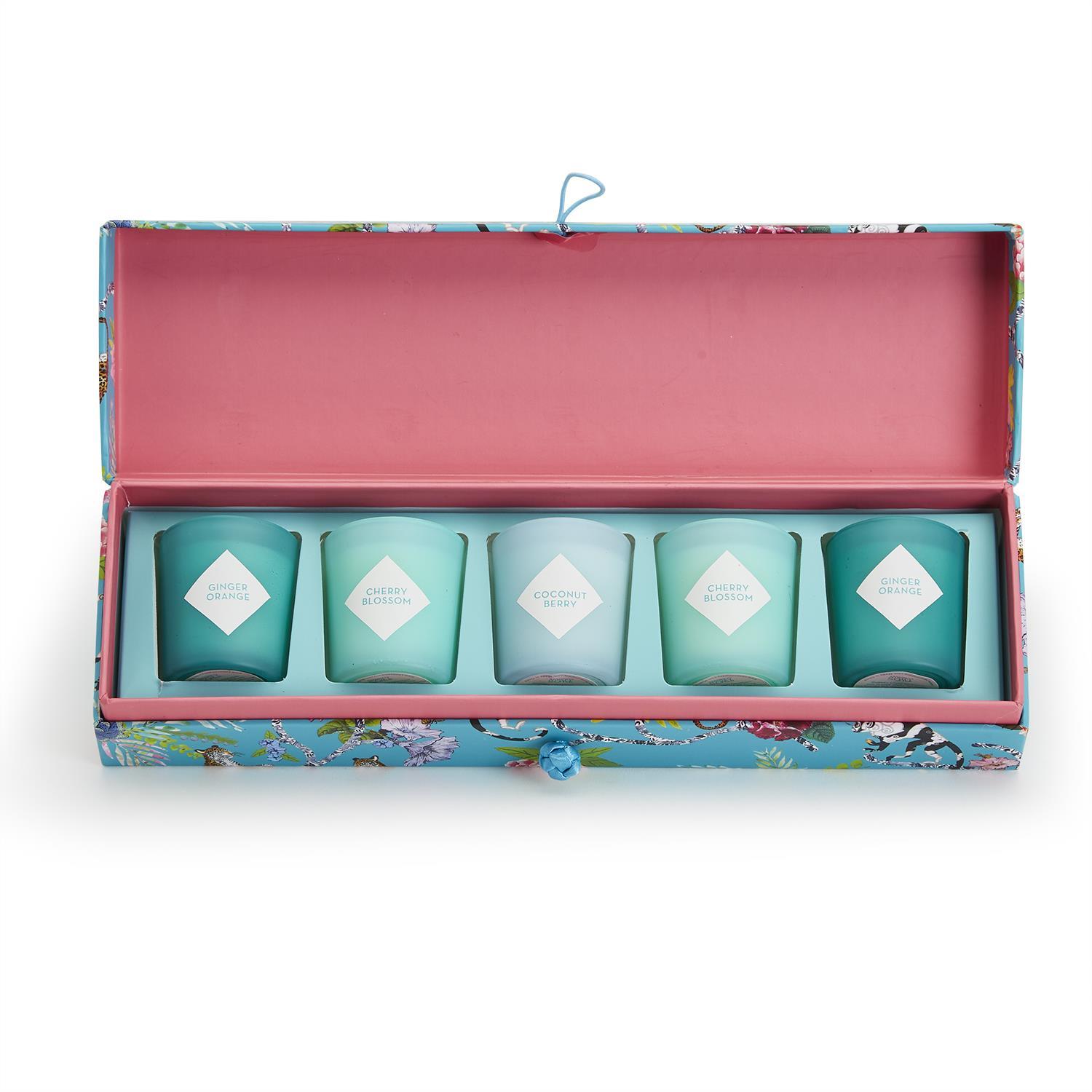 Hampton S/5 Scented Candles in Gift Box