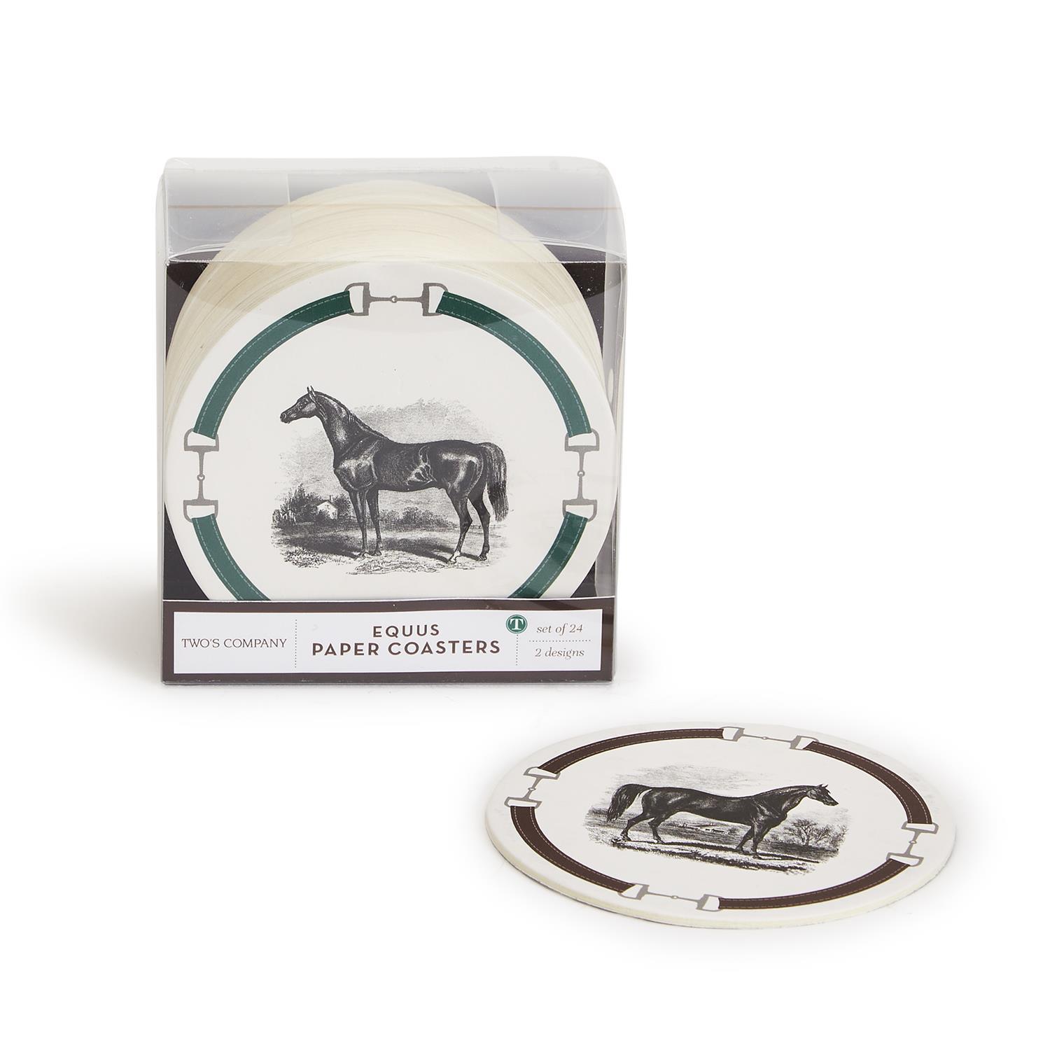 Equus S/24 Heavyweight Paper Coasters in Gift Box