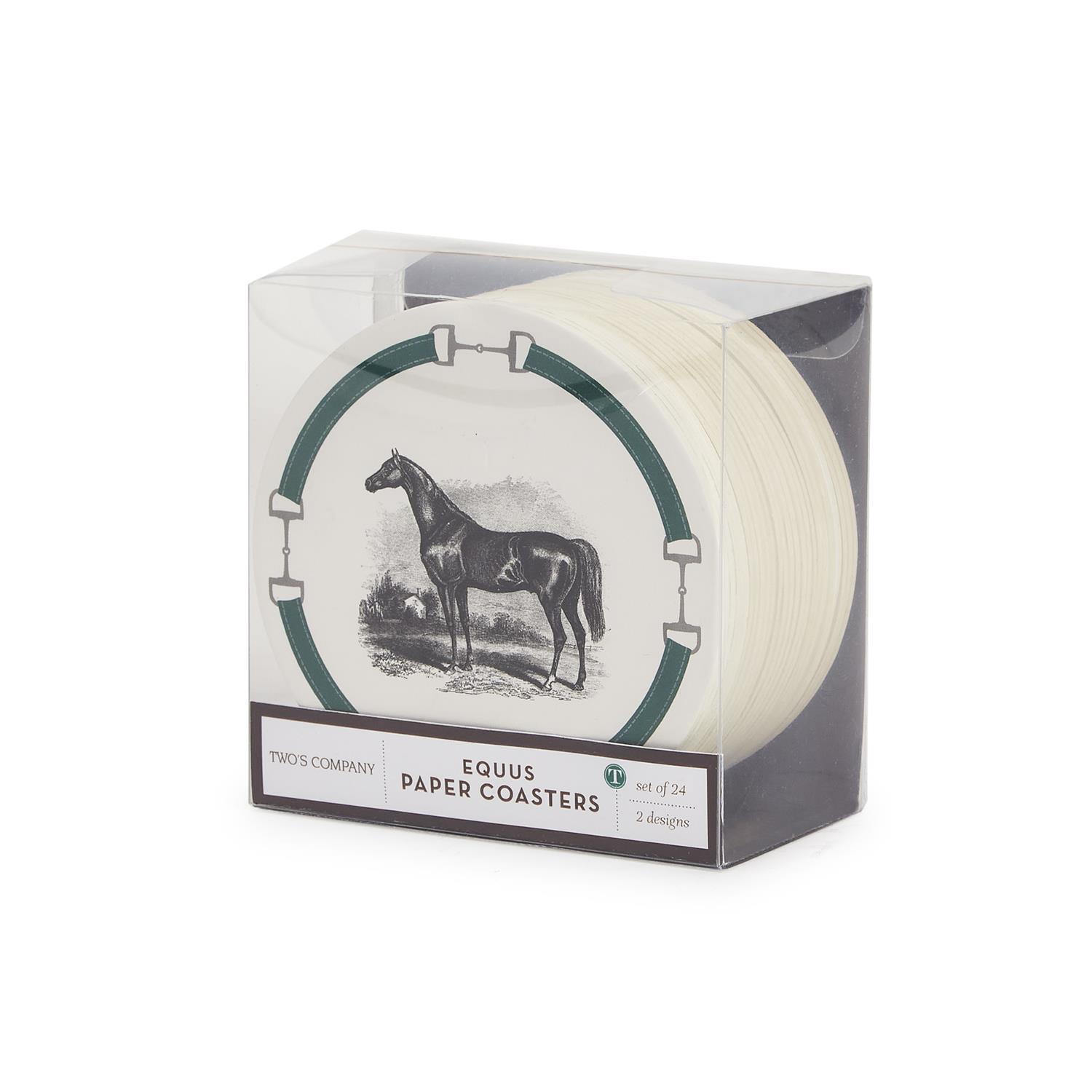 Equus S/24 Heavyweight Paper Coasters in Gift Box