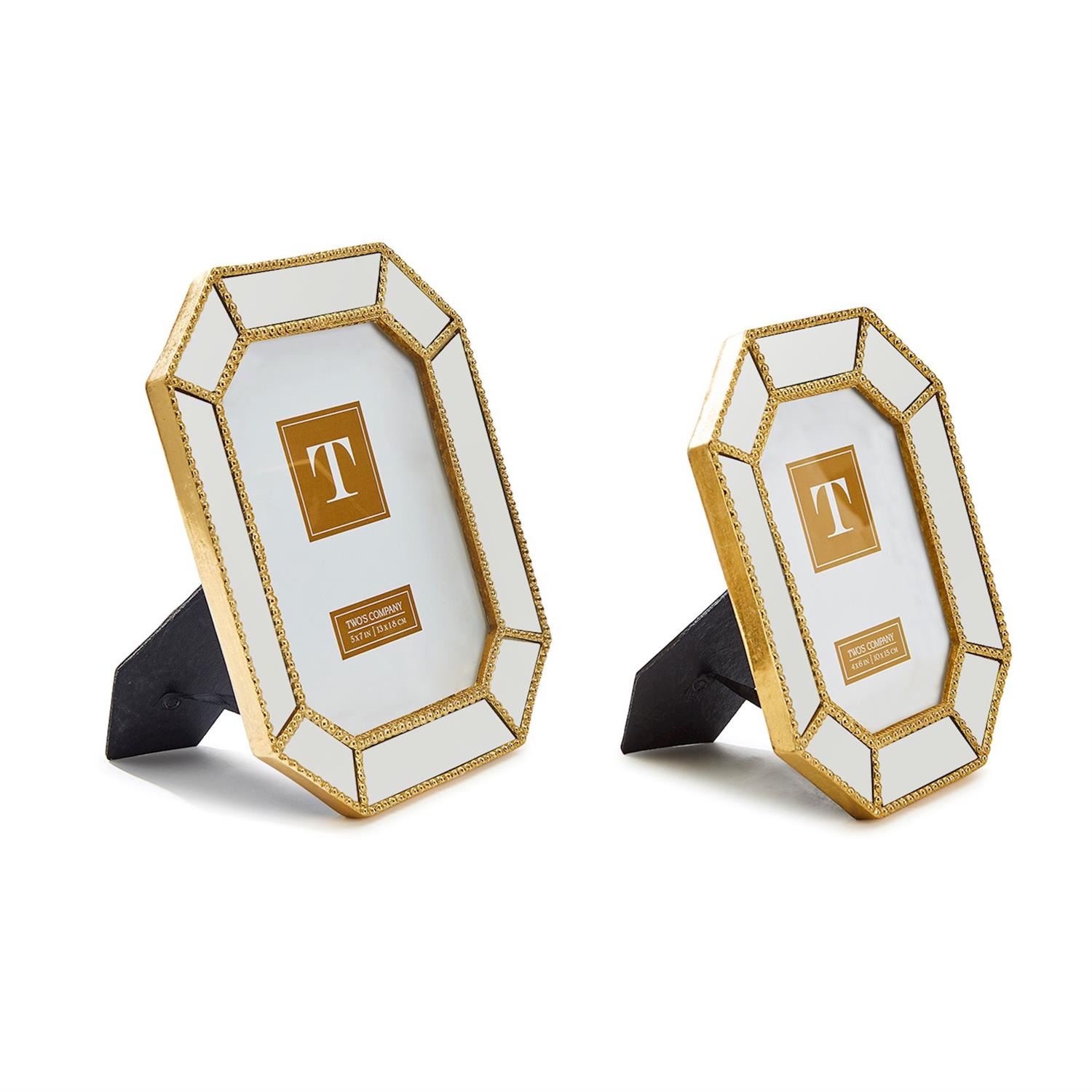 Gold Reflections S/2 Photo Frame