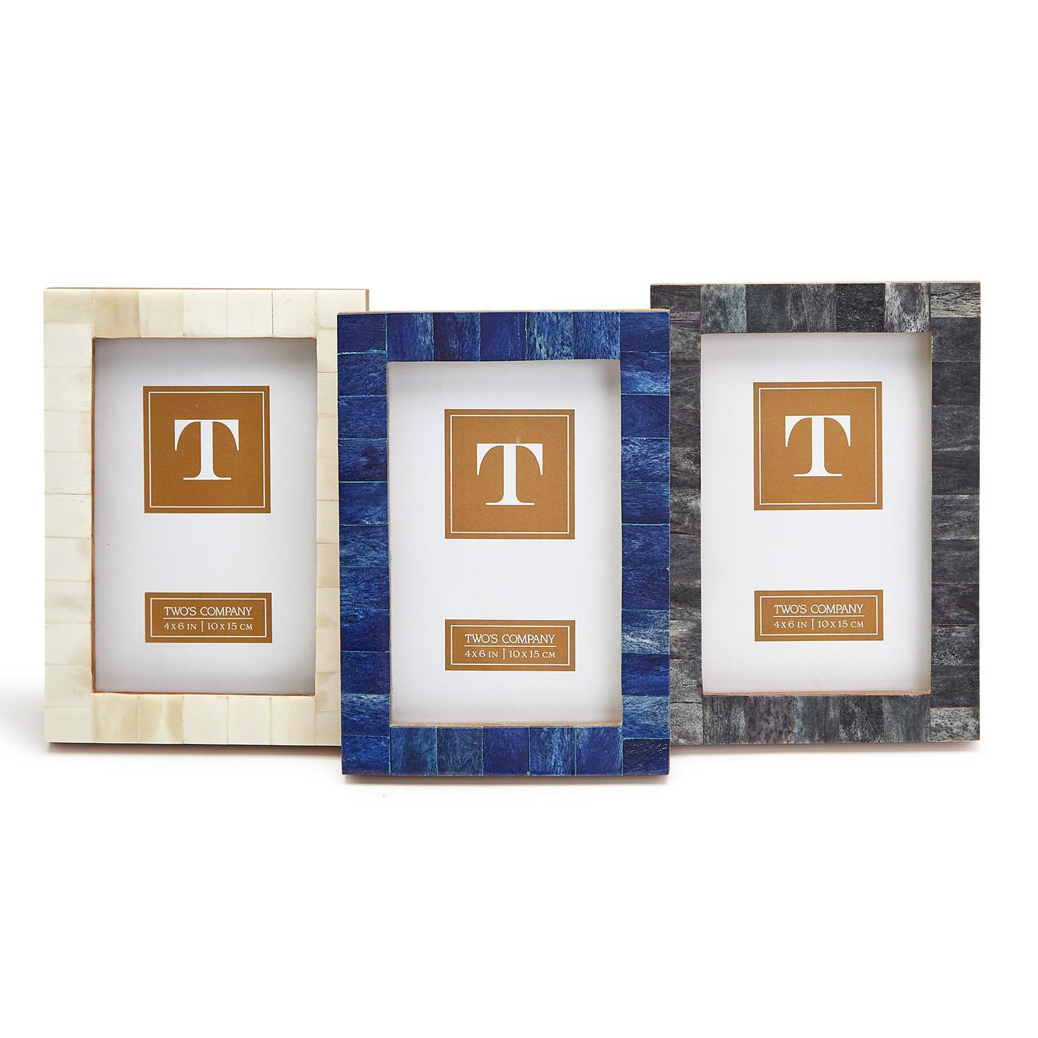 Square Block 4x6 Photo Frame A/3 Colors