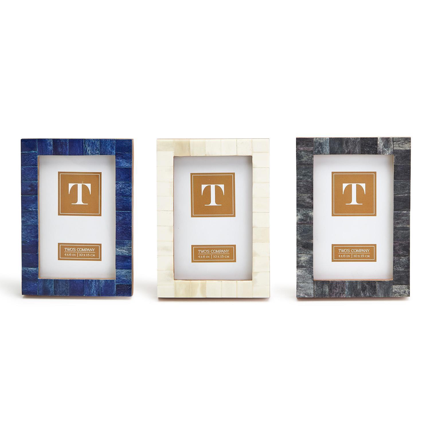 Square Block 4x6 Photo Frame A/3 Colors