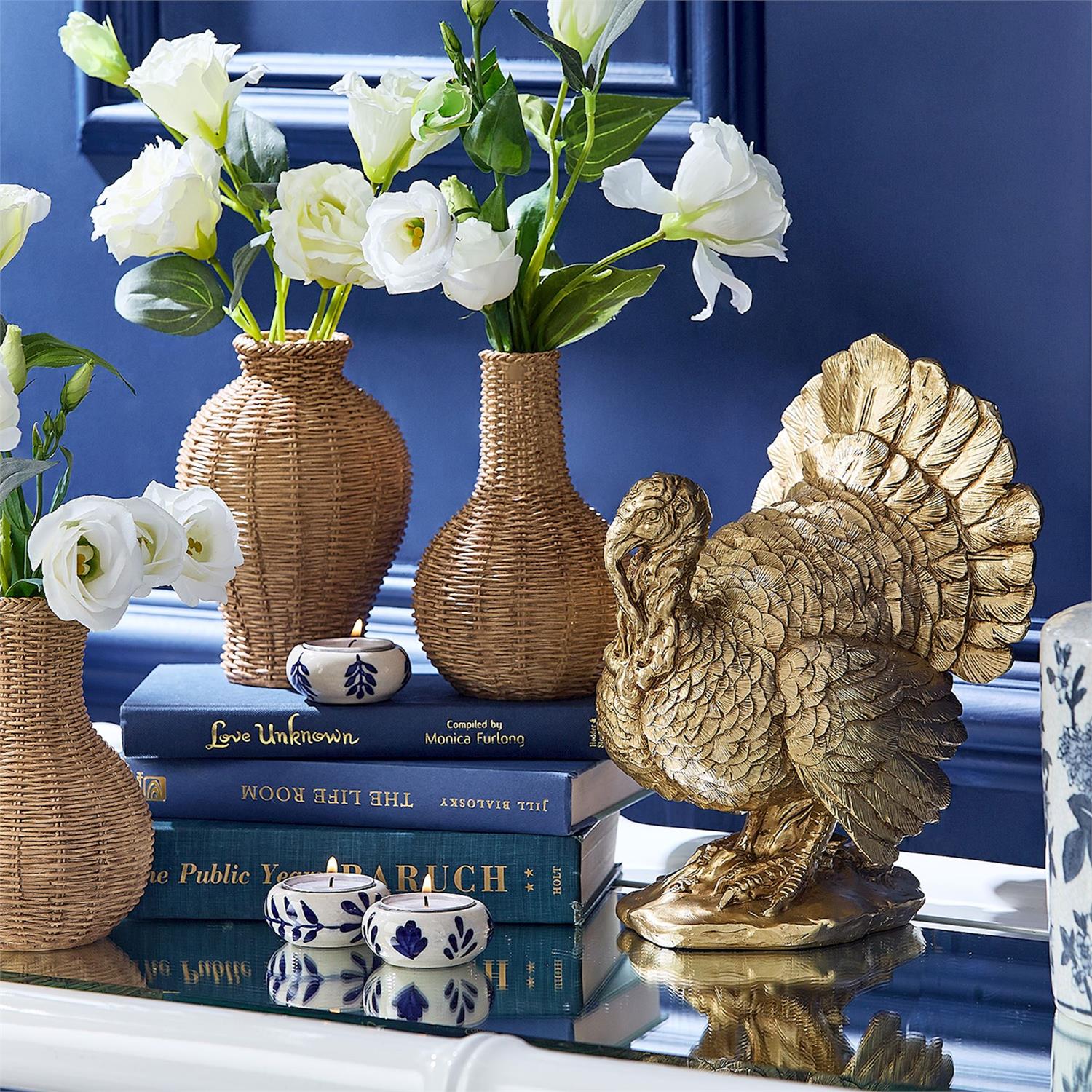 Natural Beauties S/5 Basket Weave Pattern Vase (recommended for ...