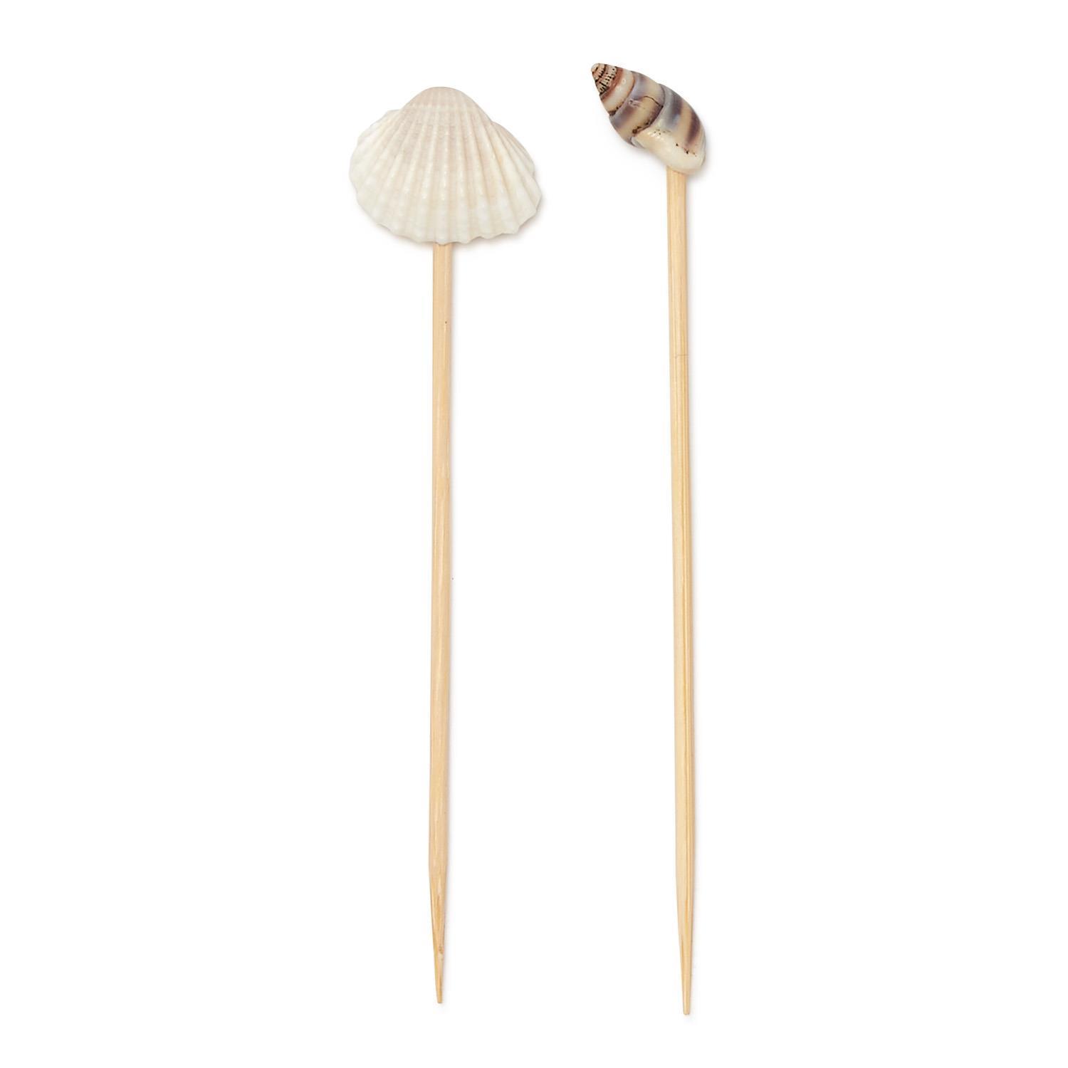 Fish Charcuterie Board with 20 Assorted Sea Shell Picks