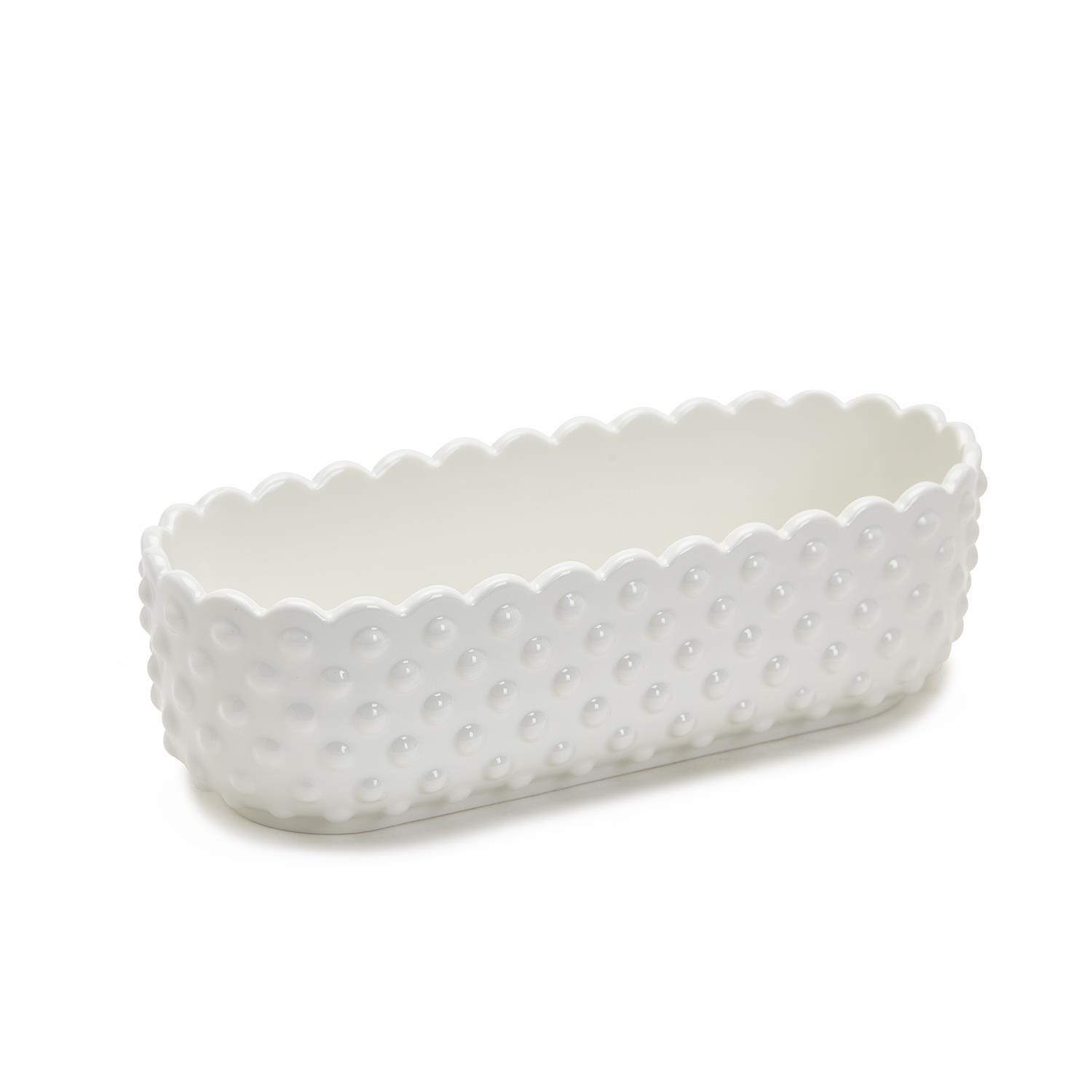 Hob Nail Tidbit / Cracker Dish