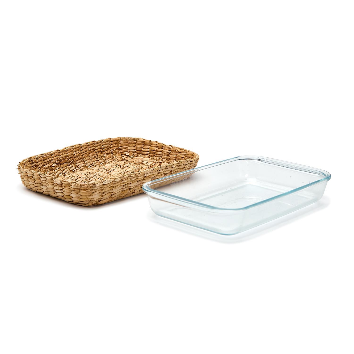 S/2 Borosilicate Glass Baking Dish