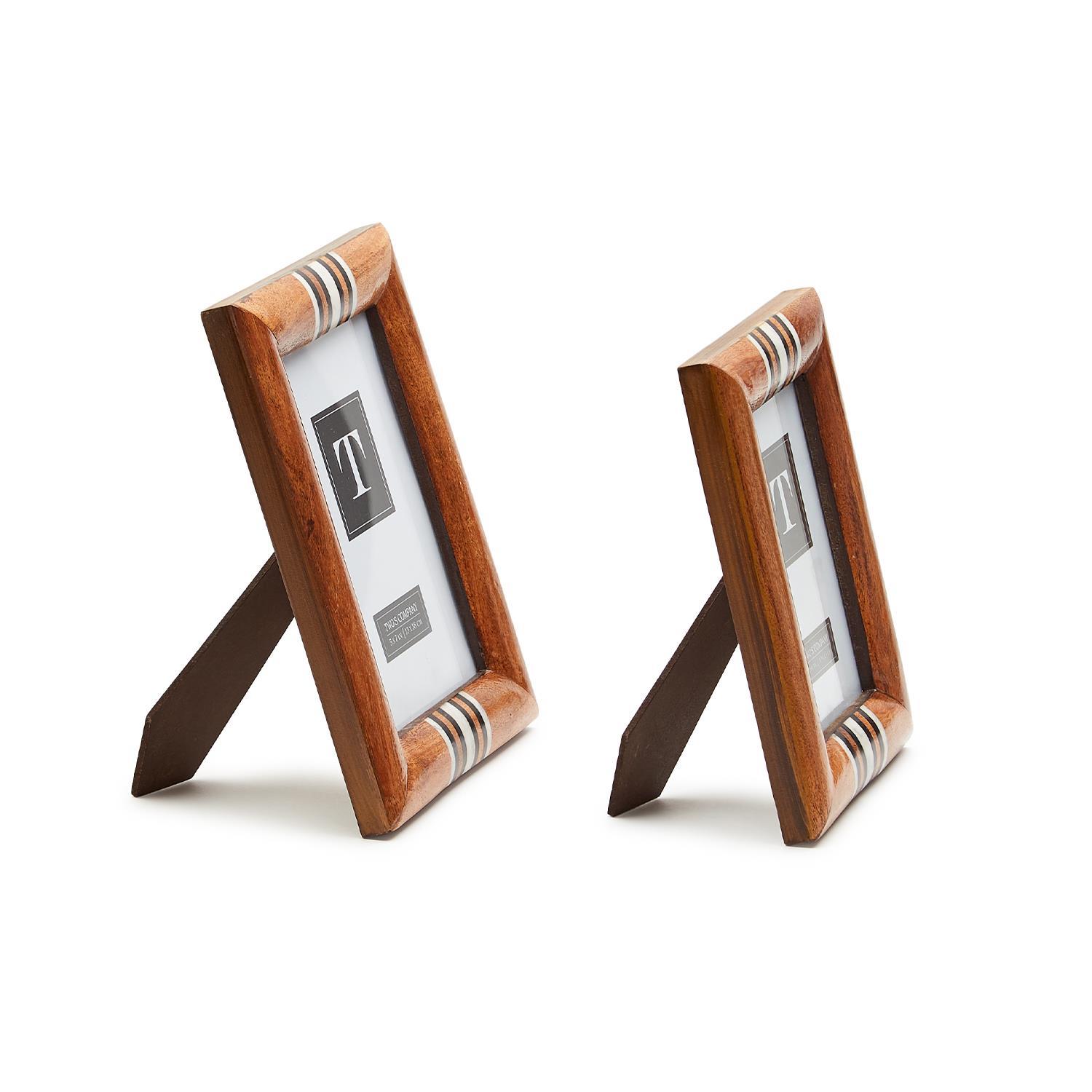 S/2 Center Stripe Photo Frame