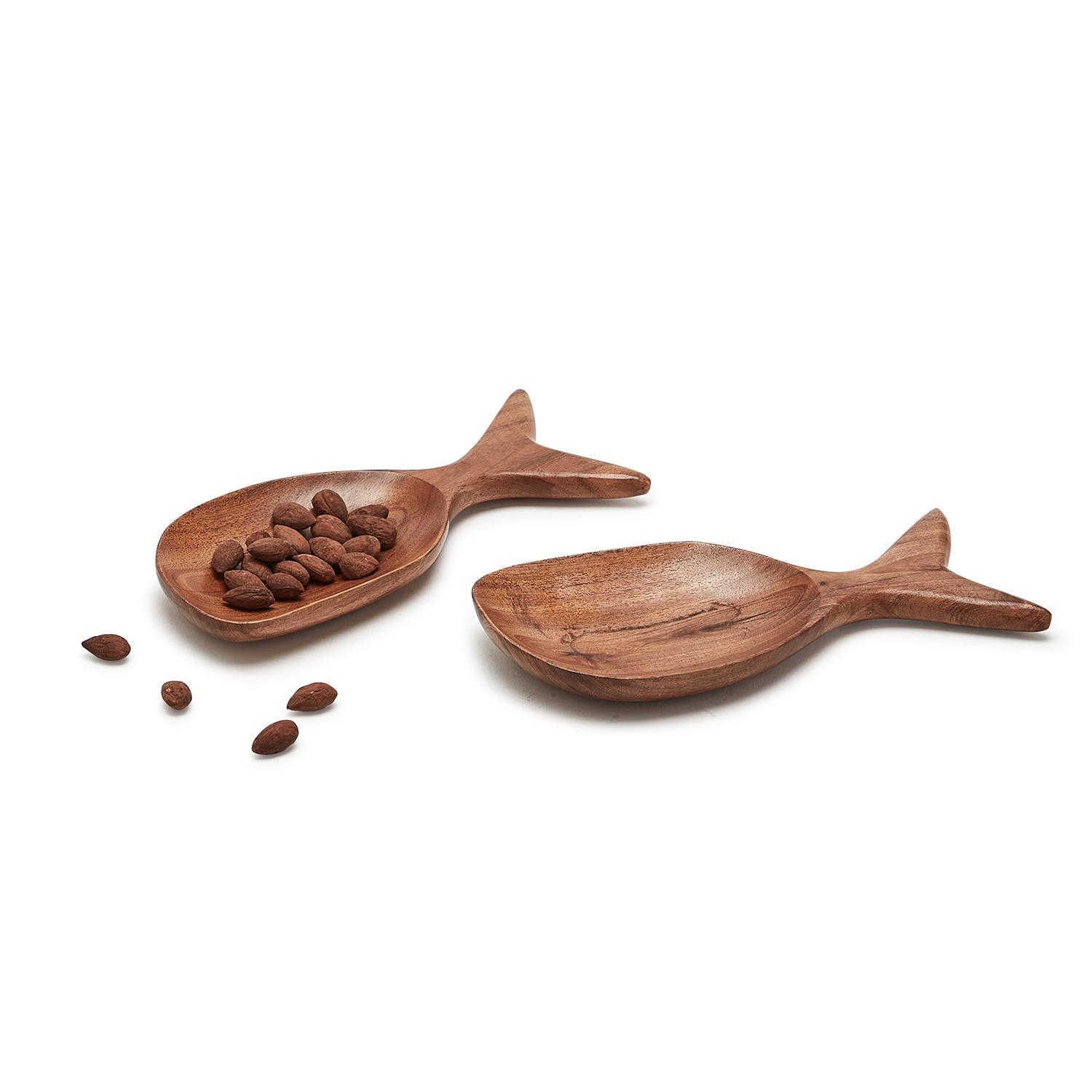 S/2 Fish Shaped Serving Spoons