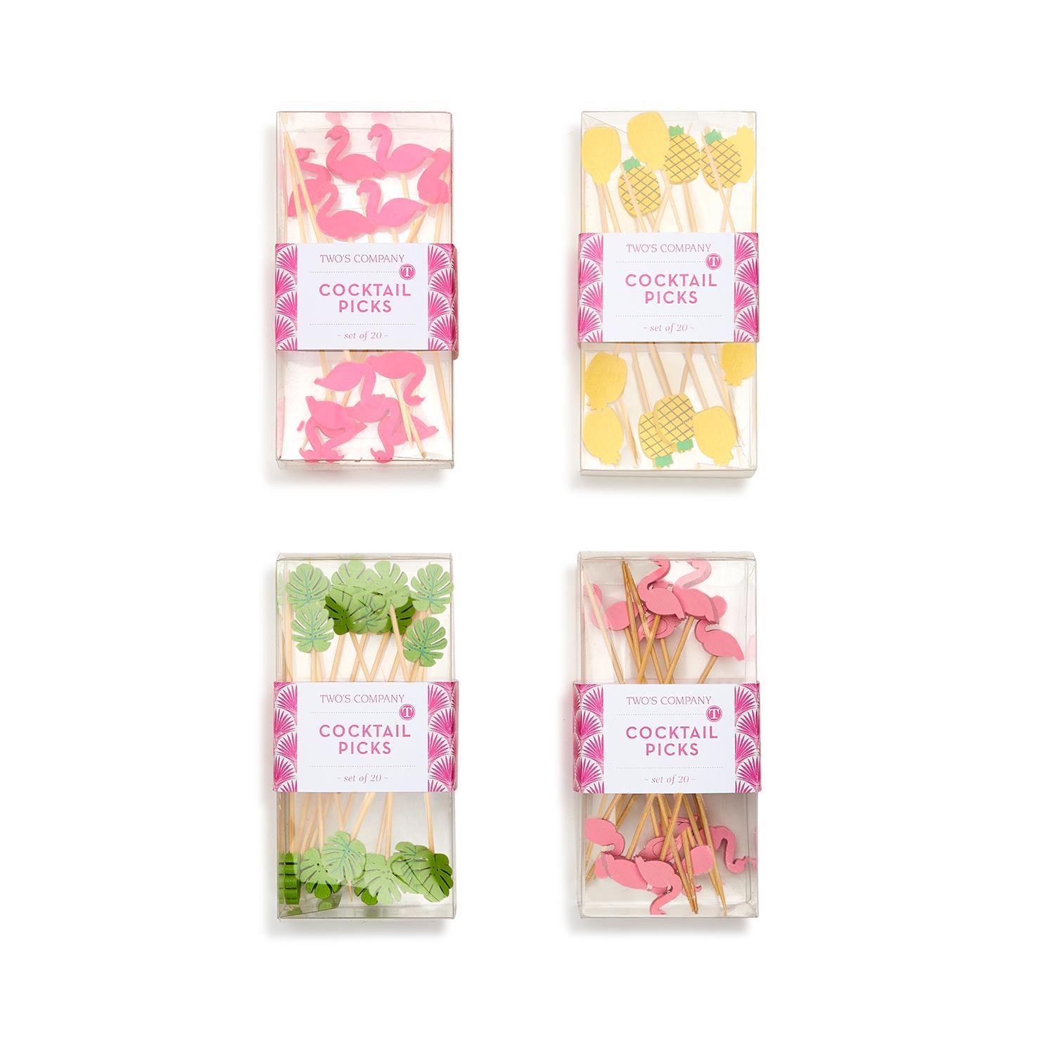 Tropical Life 28 Pc Cocktail Picks in Gift Box UN