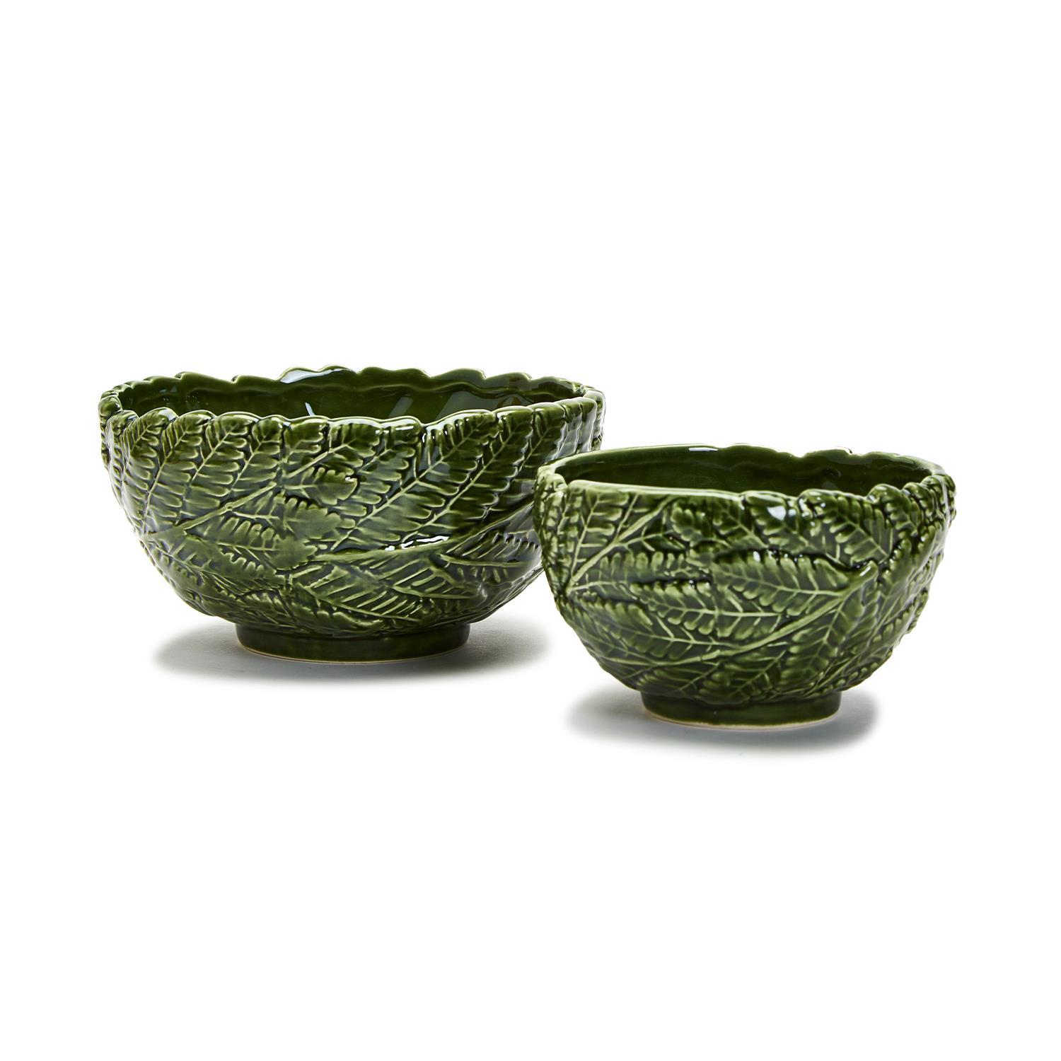 S/2 Fern Leaf Bowls