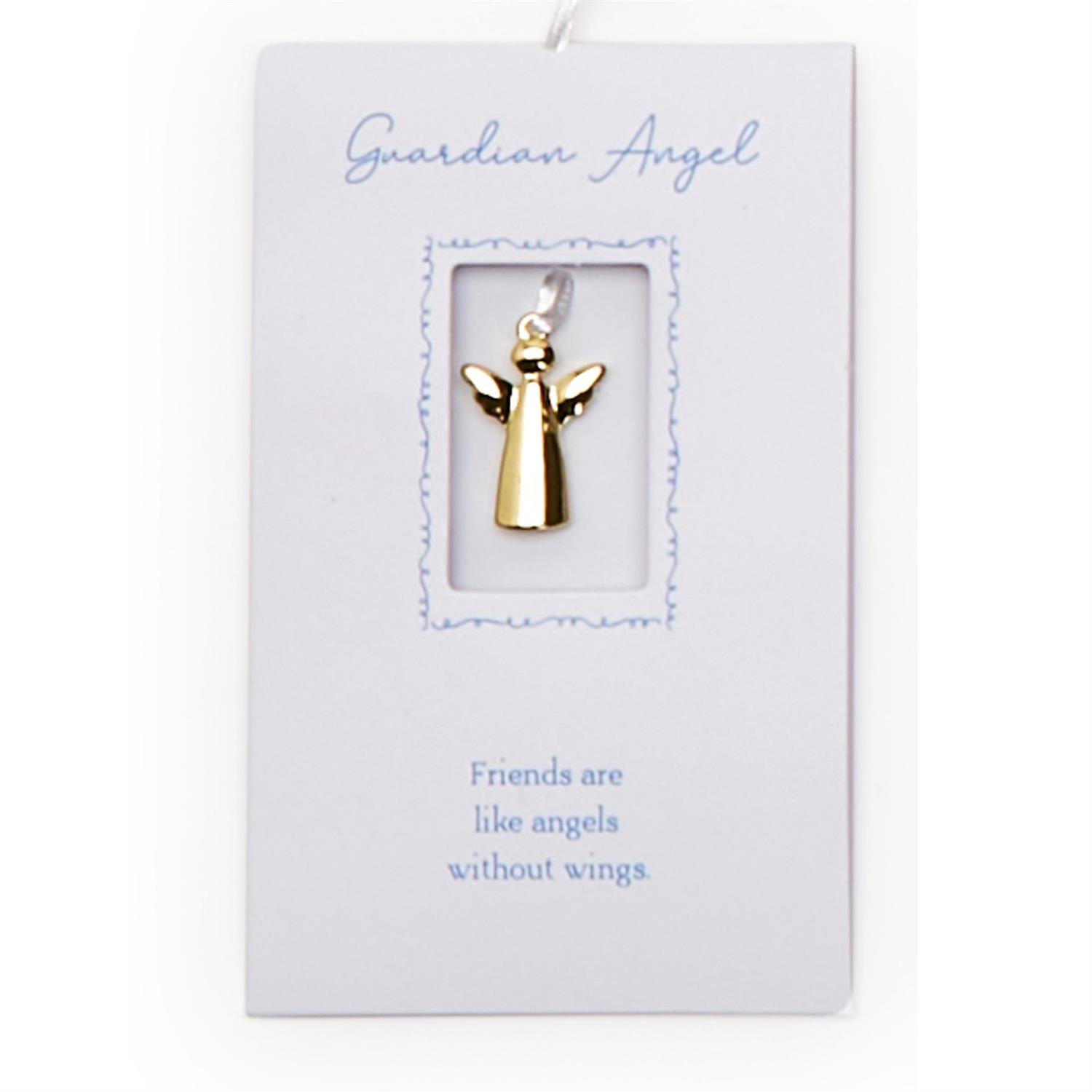36 Pc Gold Angel Charm on Gift Card