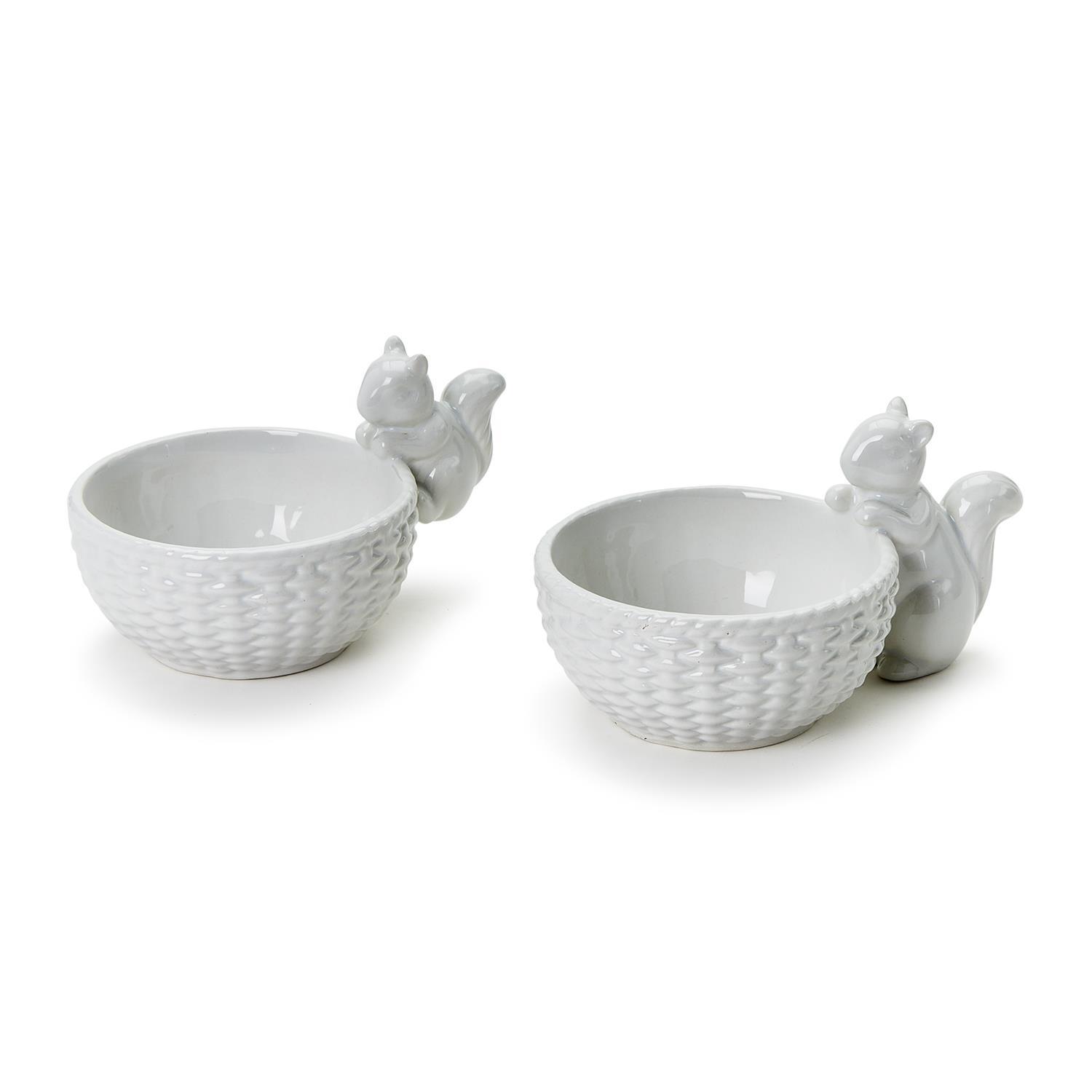 Squirrel Tidbit Dish Assorted 2 Designs