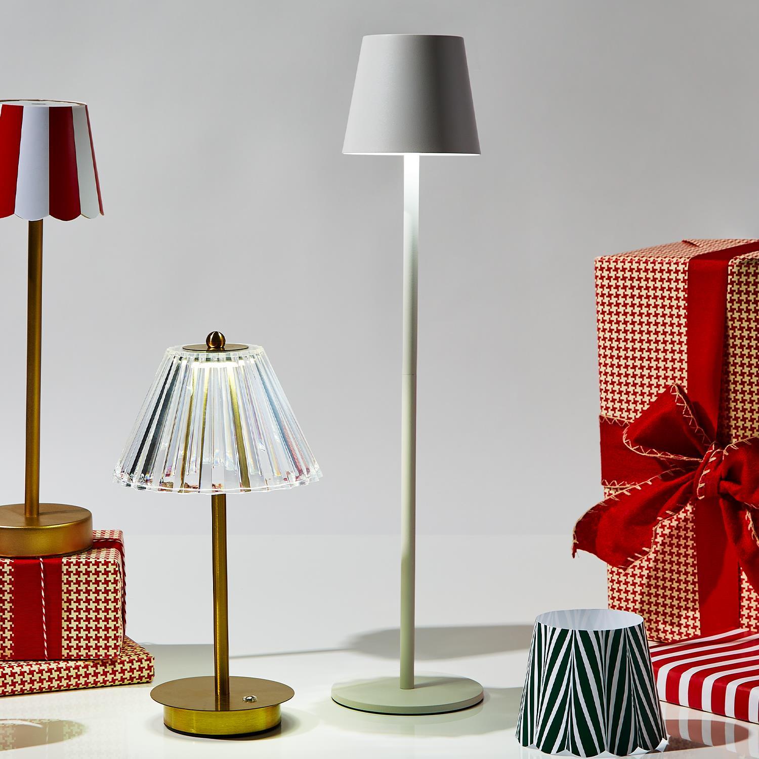 LED Portable Cordless Table Lamp Adjustable 3 Heights in Gift Box