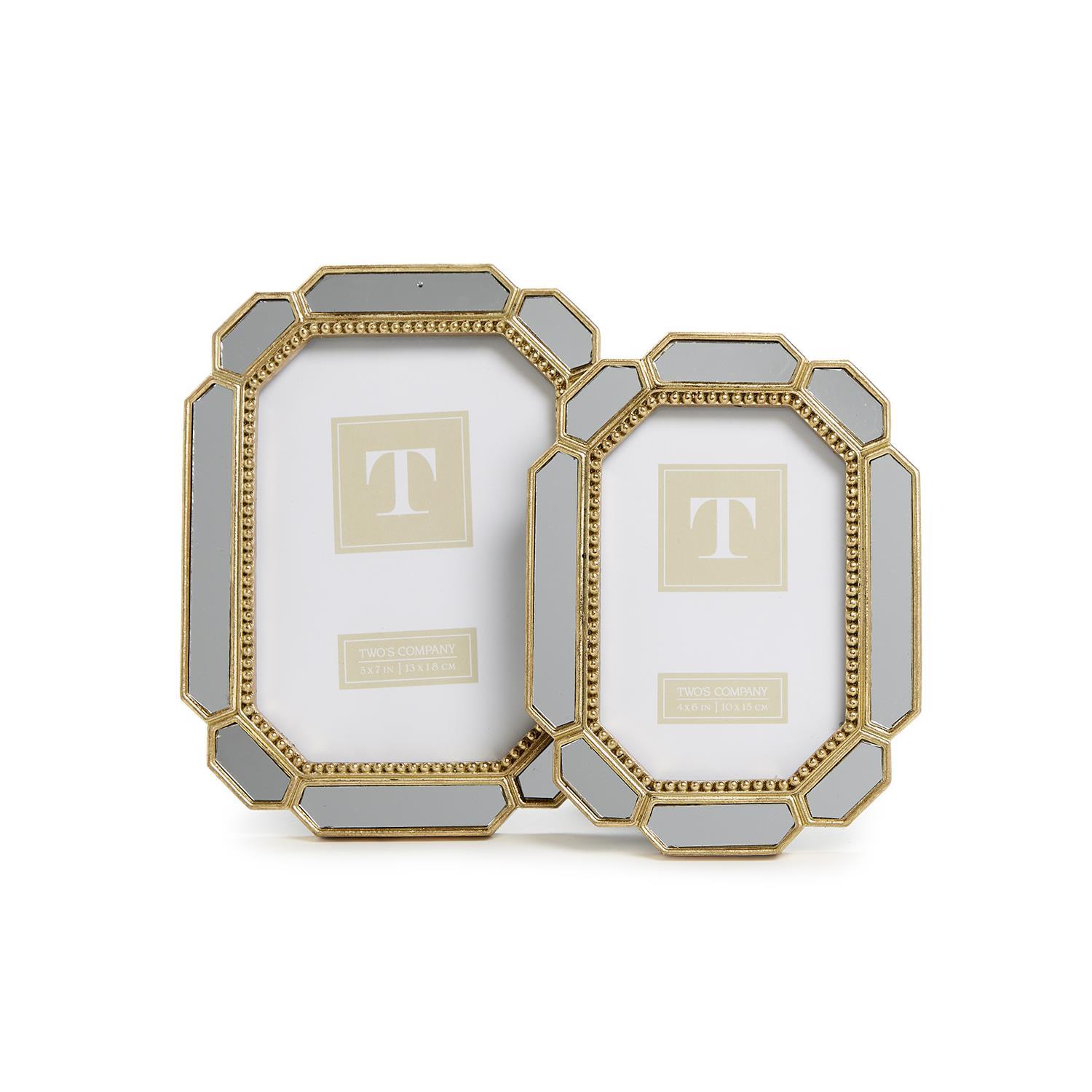 S/2 Beveled Edge Photo Frame Incl 2 Sizes