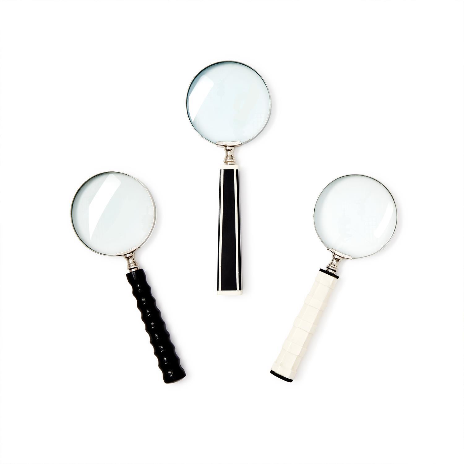 Magnifier with Hand-Carved Handle A/3