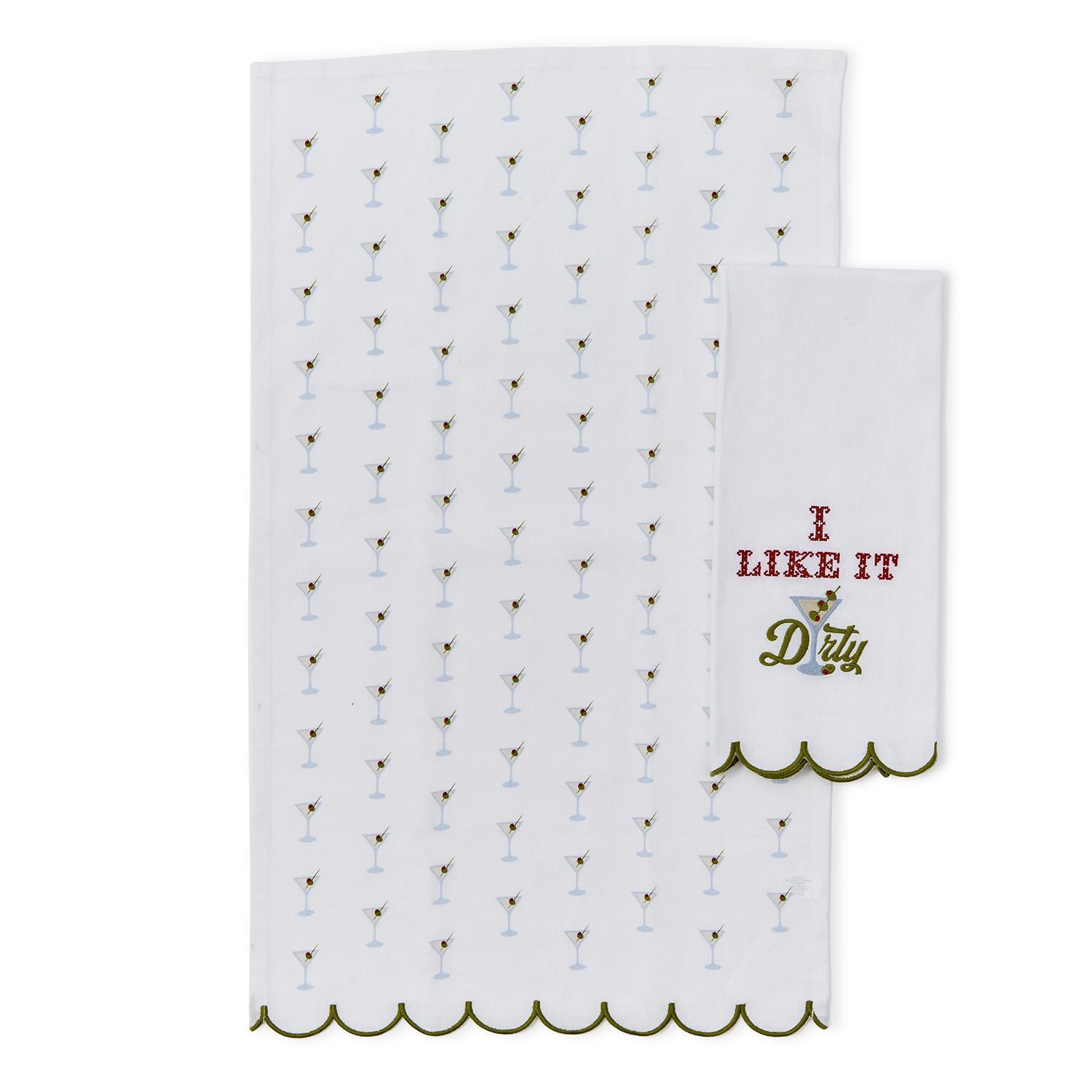 Drinking Kitchen Dish Towel Asst 3 Designs