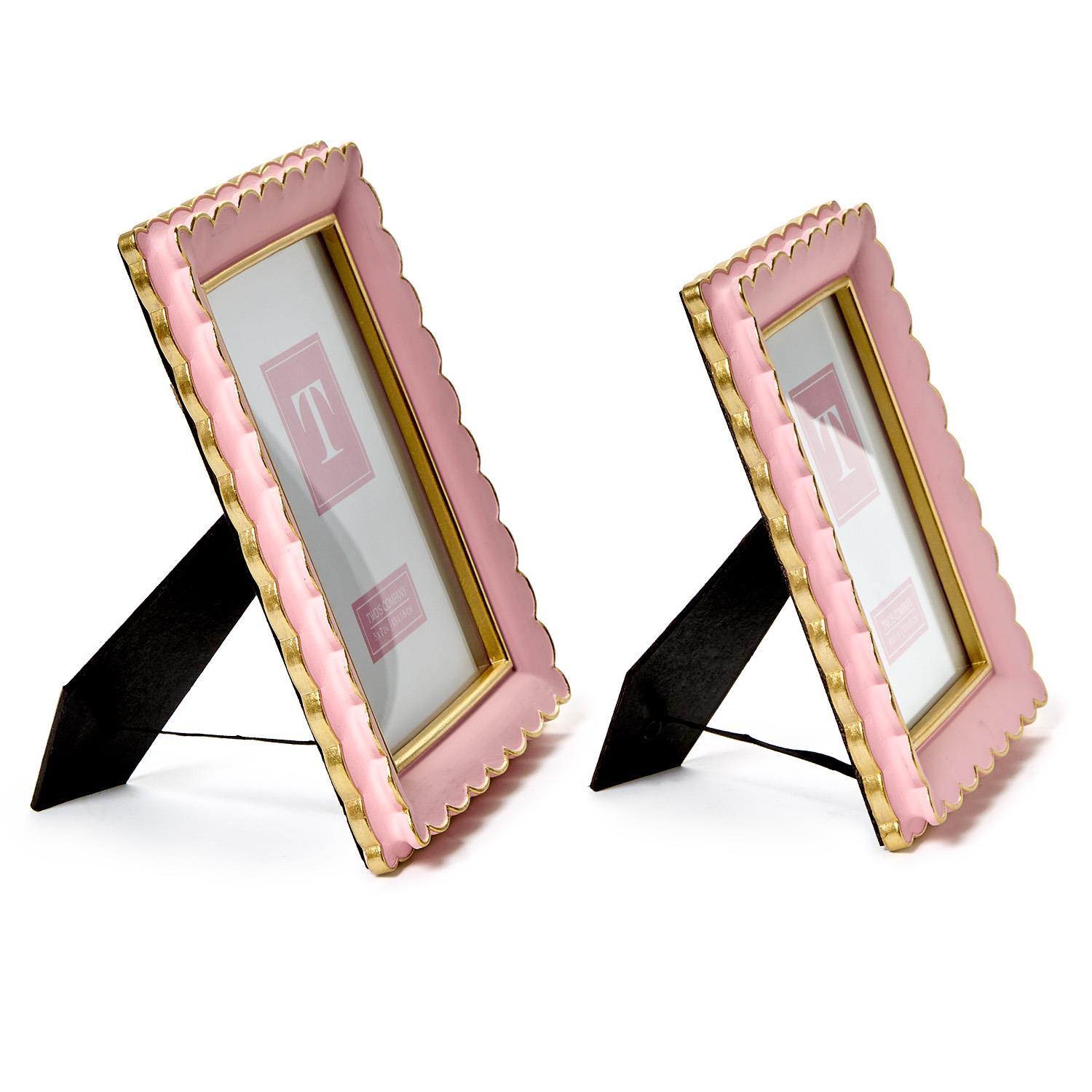 S/2 Scalloped Picture Frames