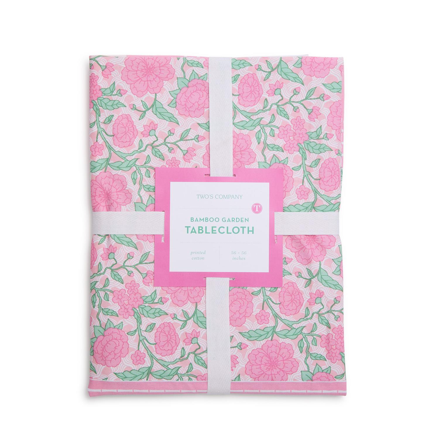 Bamboo Garden 56"x 56" Square Tablecloth