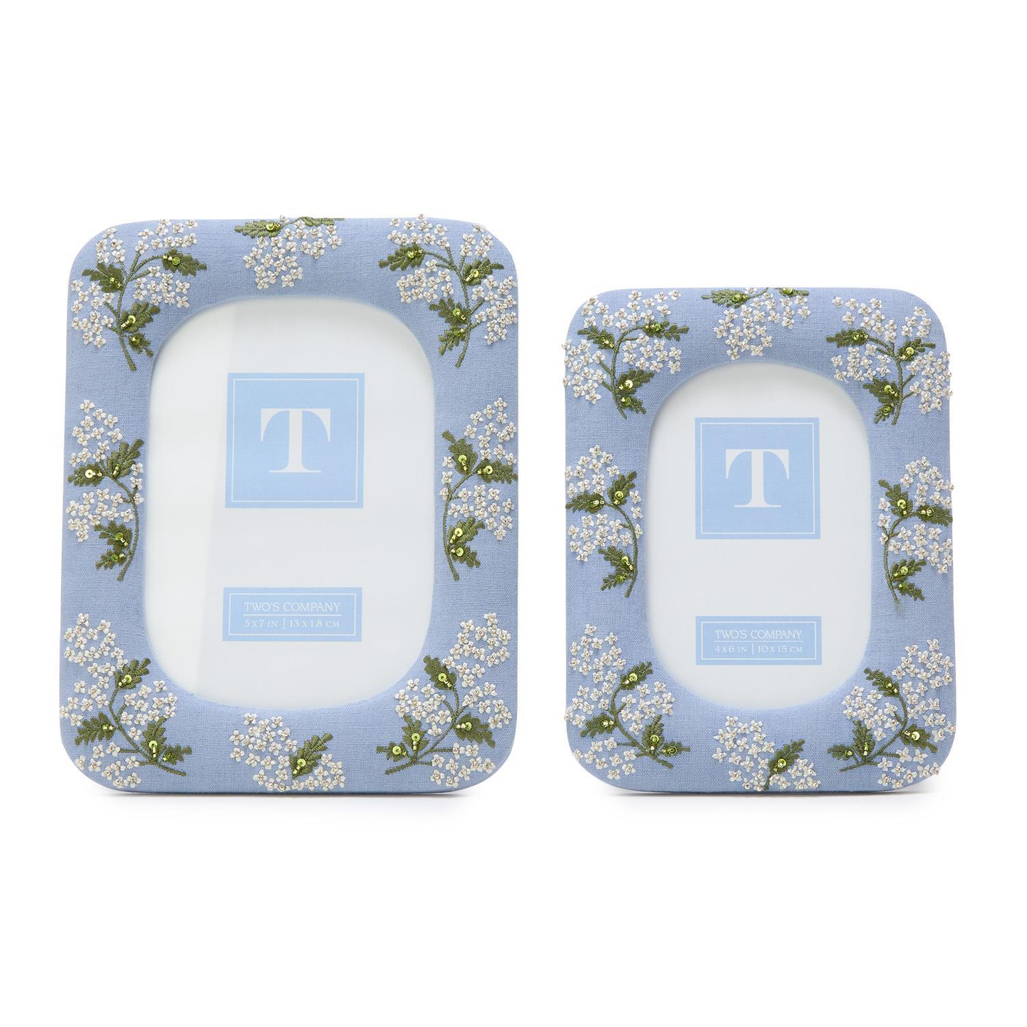 S/2 Hydrangea Photo Frames