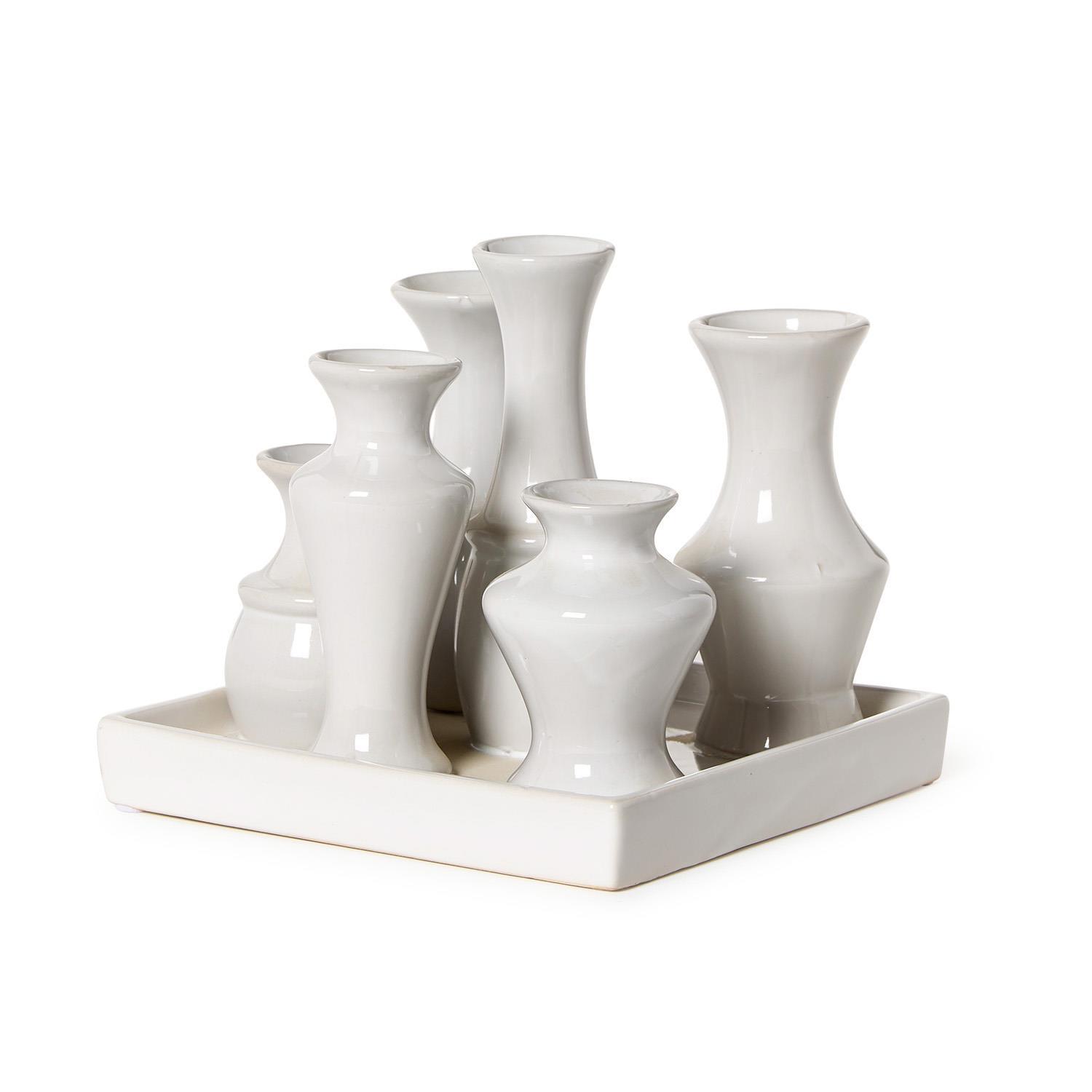 Multi Vase w/6 Sections Asst 2 Platforms