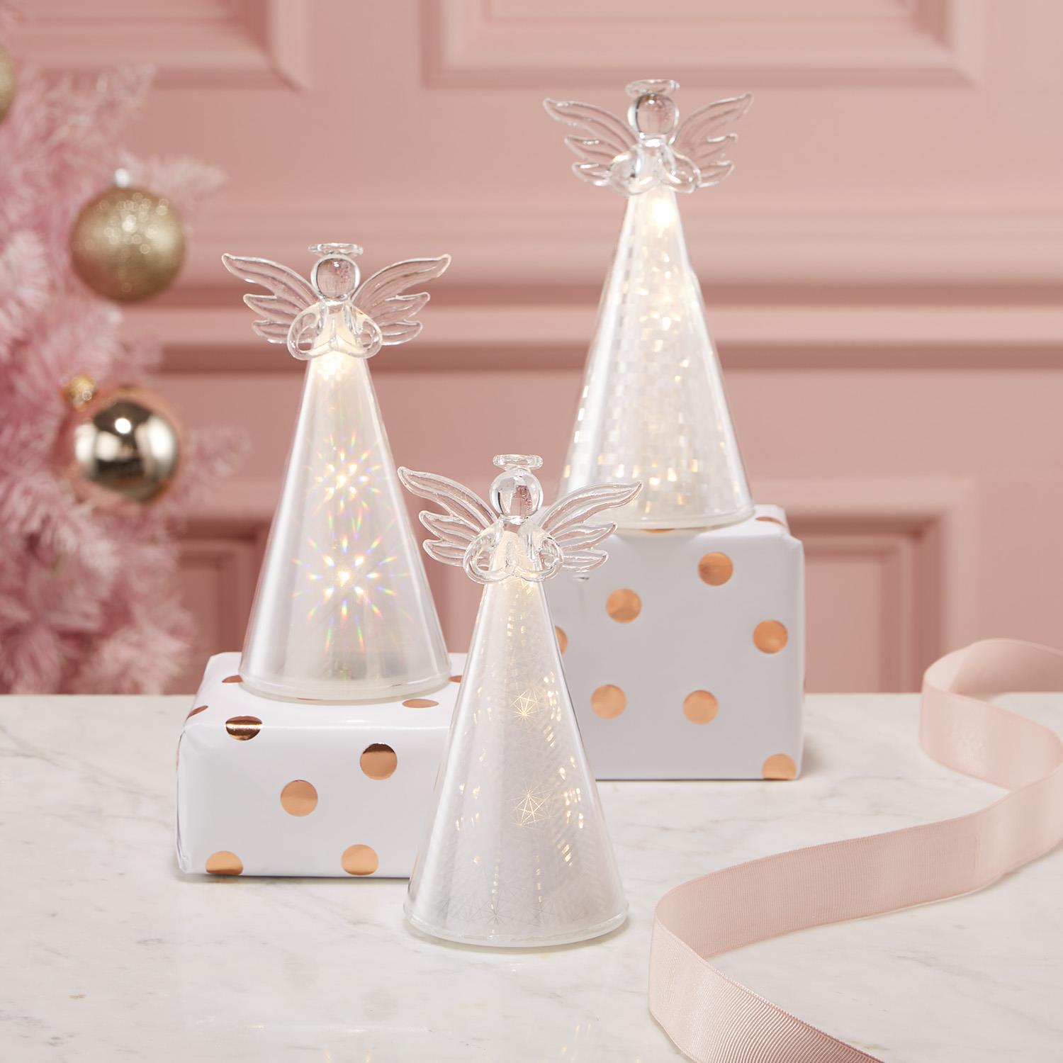 Led Ambient Light Angel Asst 3 Designs