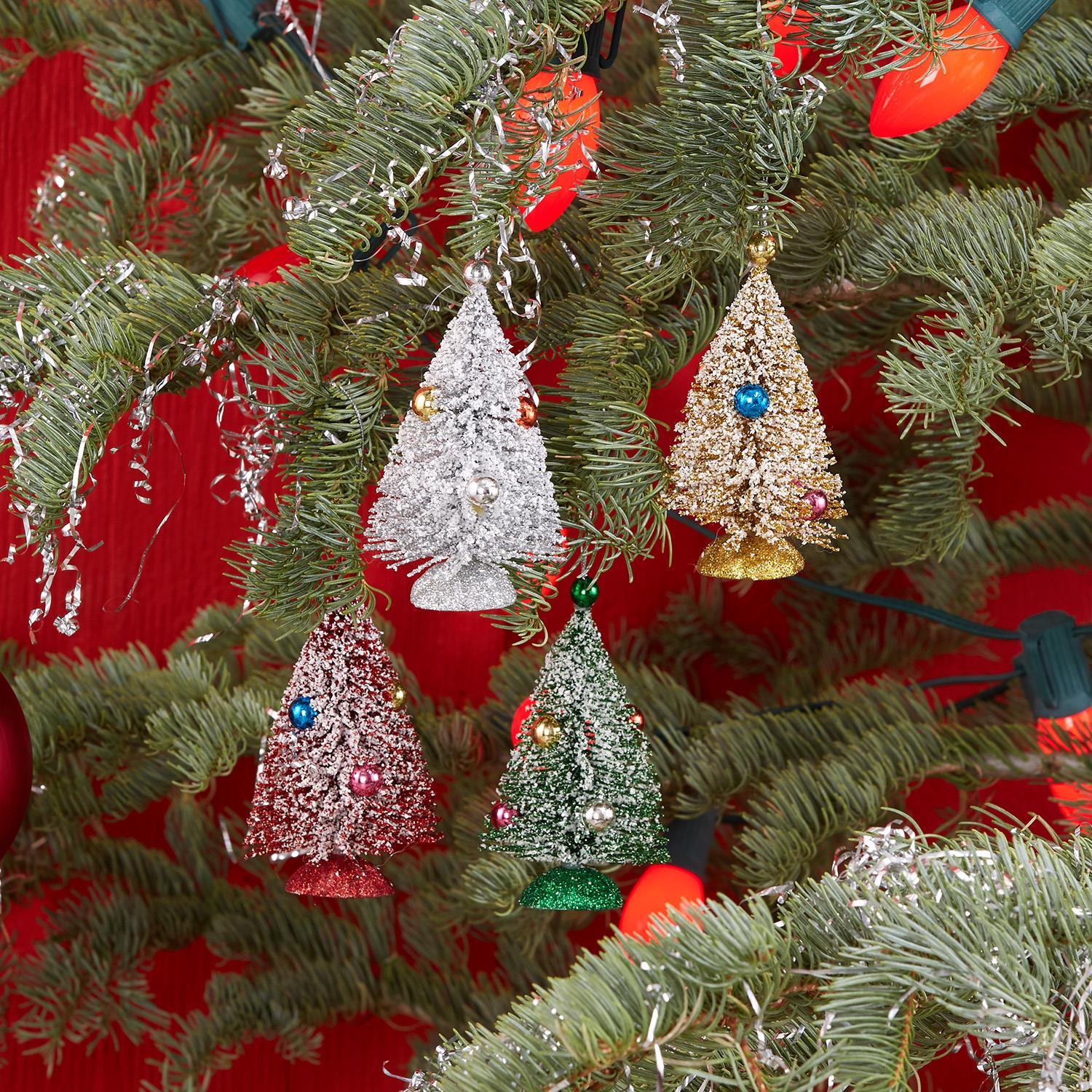 40 Pc Christmas Tree Decor Un w/ Countertop Display