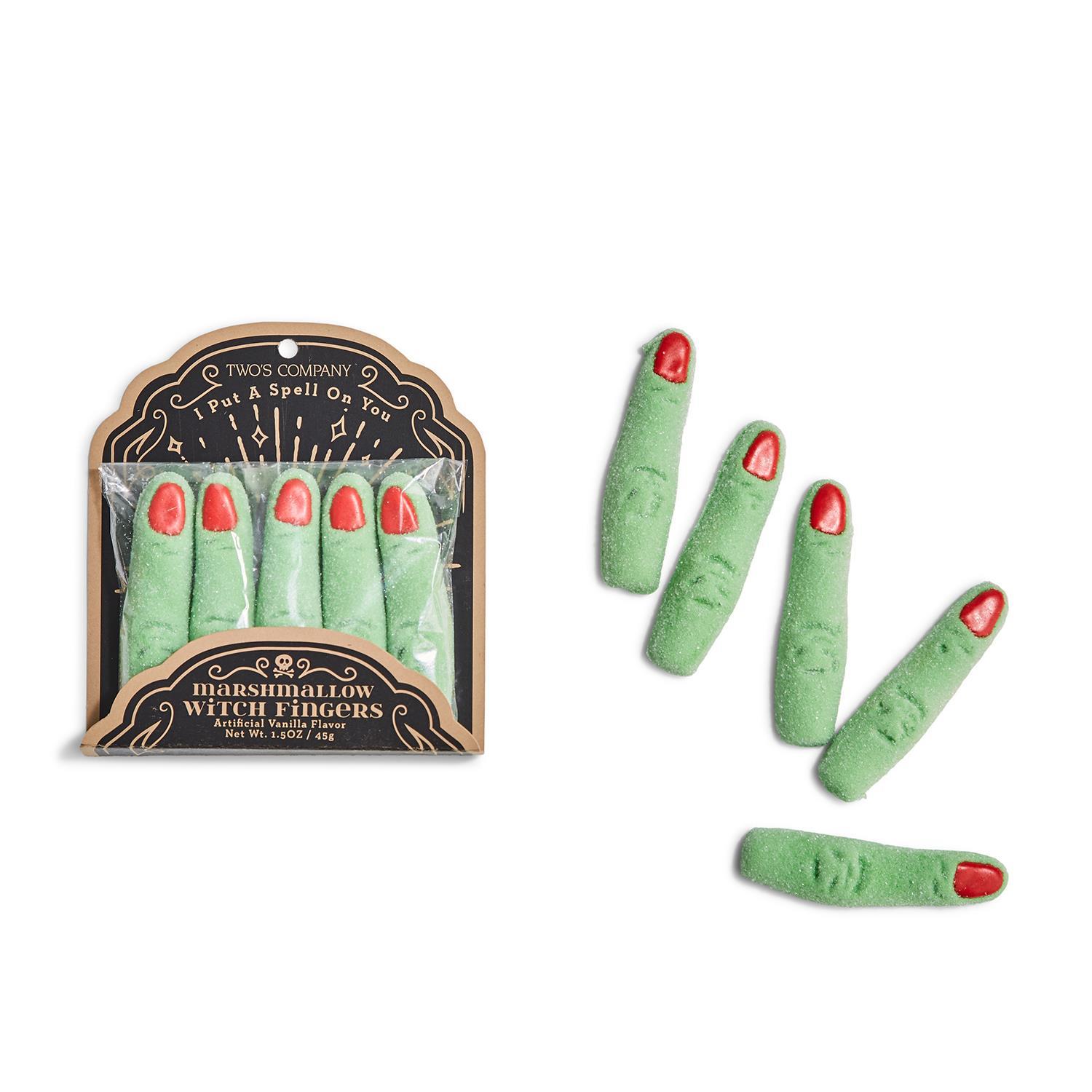 5 Witchy Green Fingers Mallow with Red Finger Nails