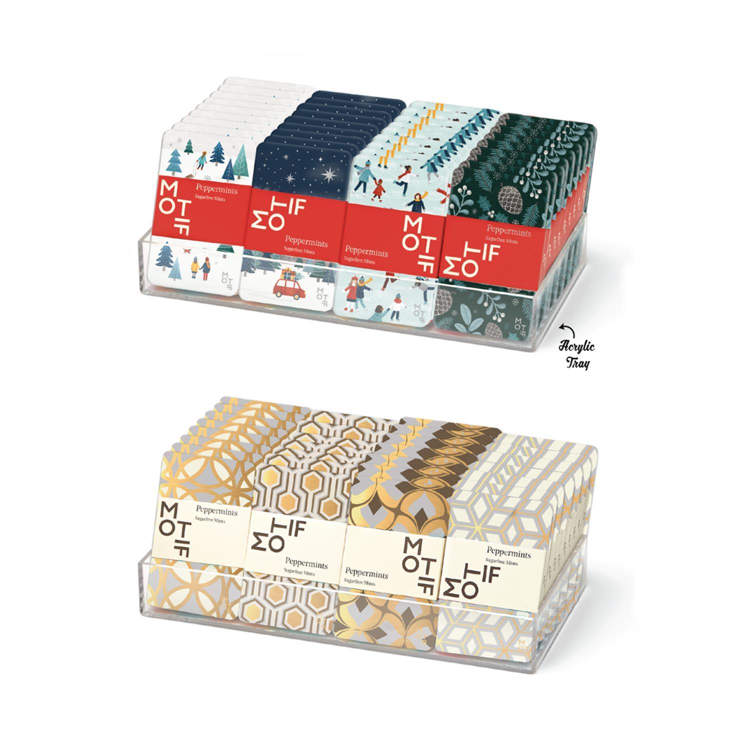 Motif Holiday Assortment Mints Includes 2 Units Assorted 4 Designs