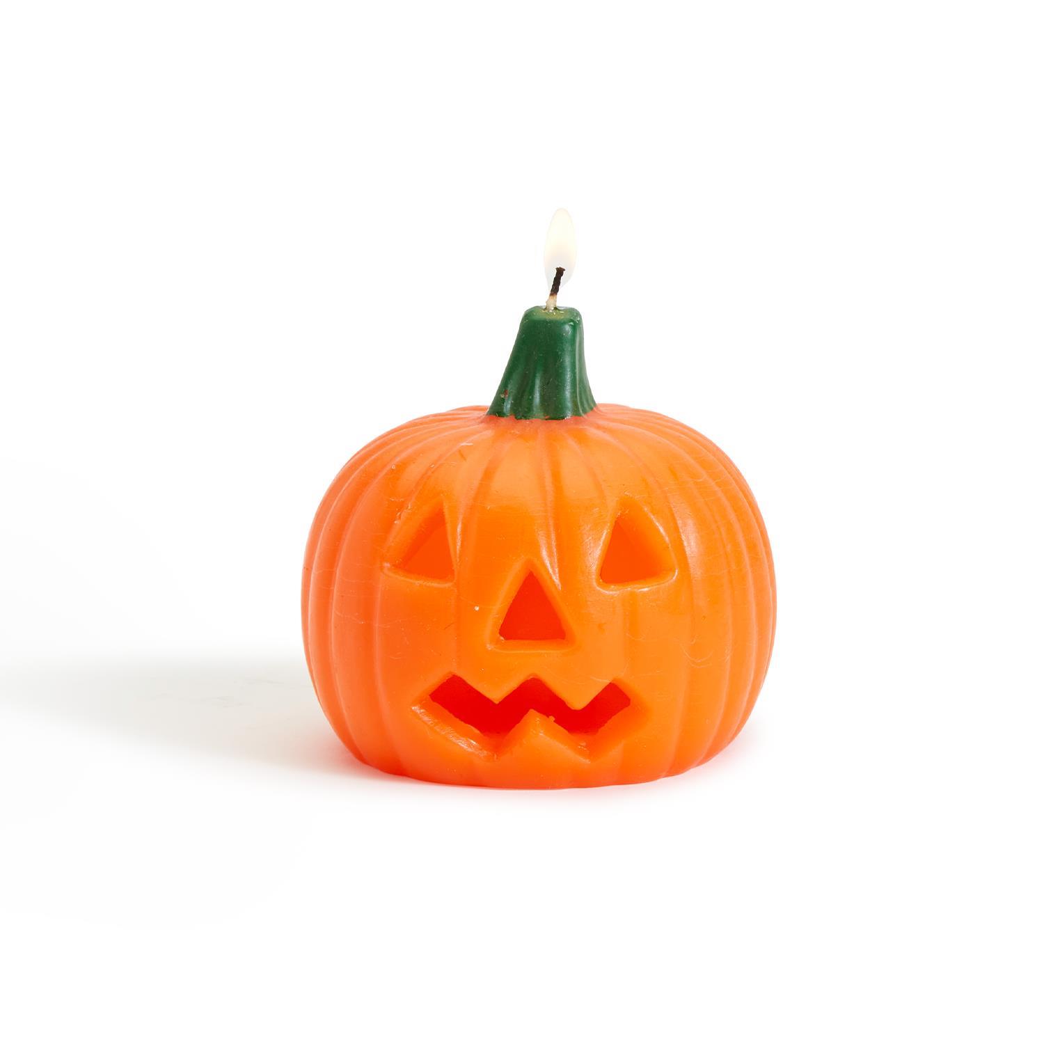 Jack-o-Lantern Sculpted Candle