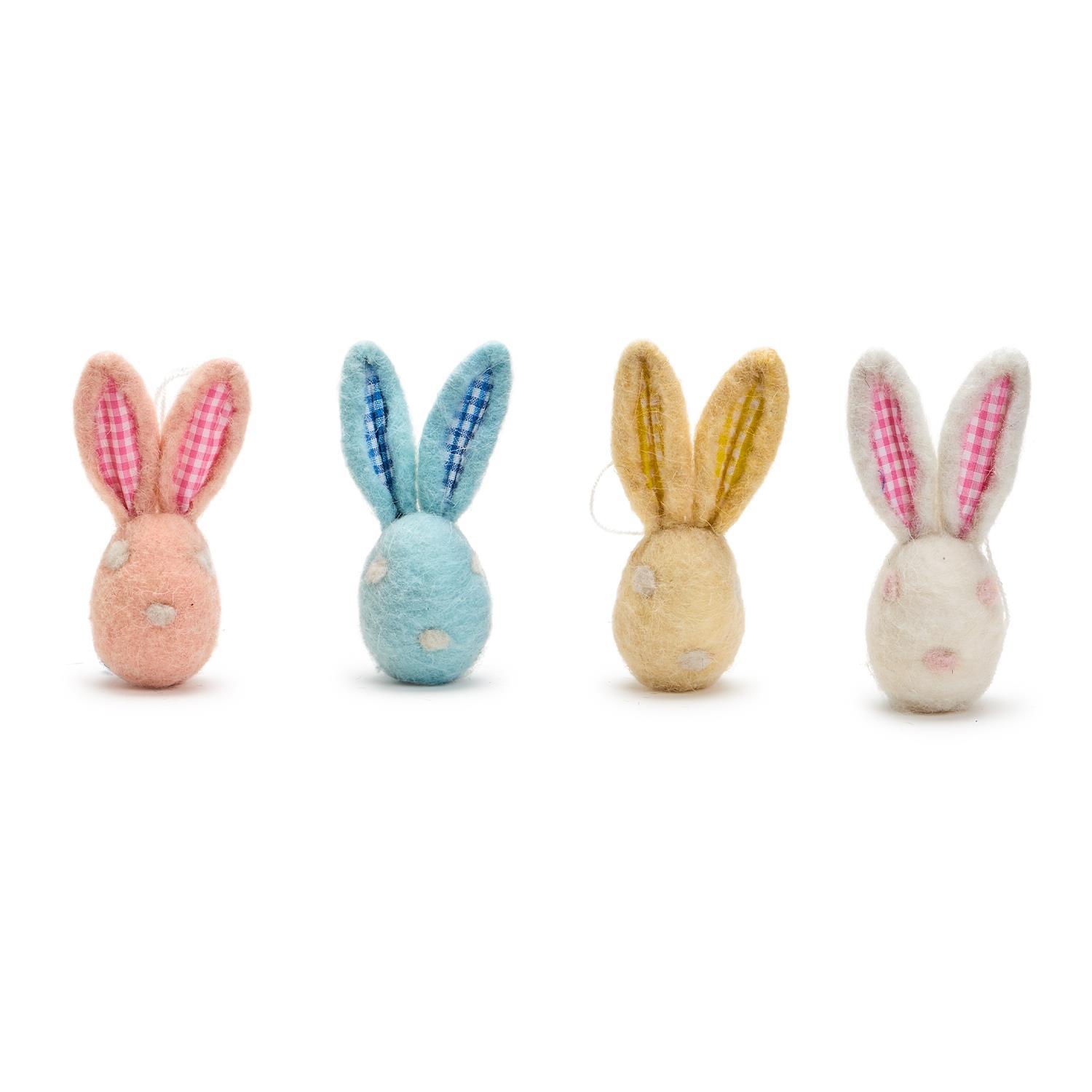 Bunny Patch 24 Pc Hand-Crafted Bunny Egg Ornament Unit in Egg Crate ...