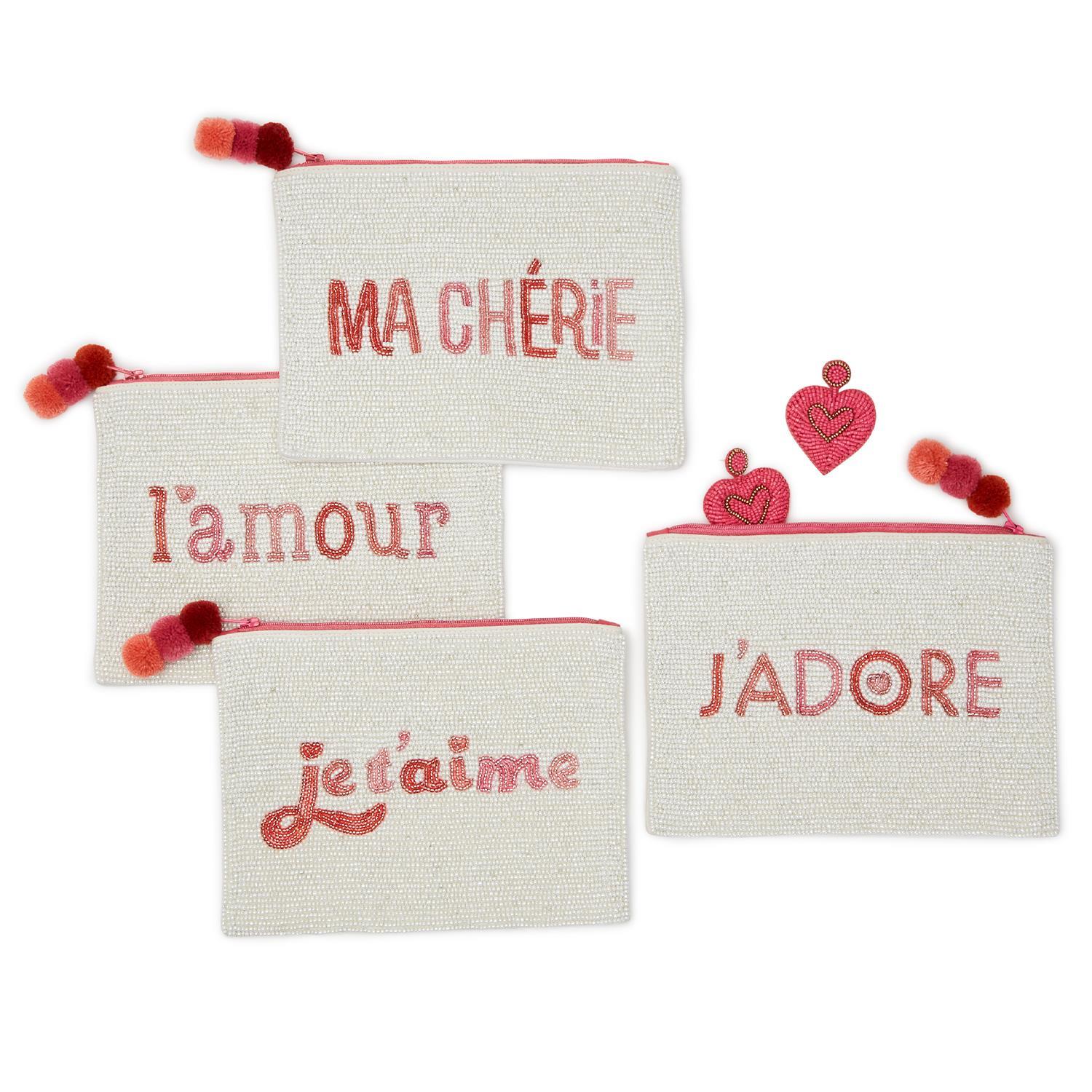 Love is in the Air Hand-Beaded Multipurpose Pouch Assorted 4 Designs