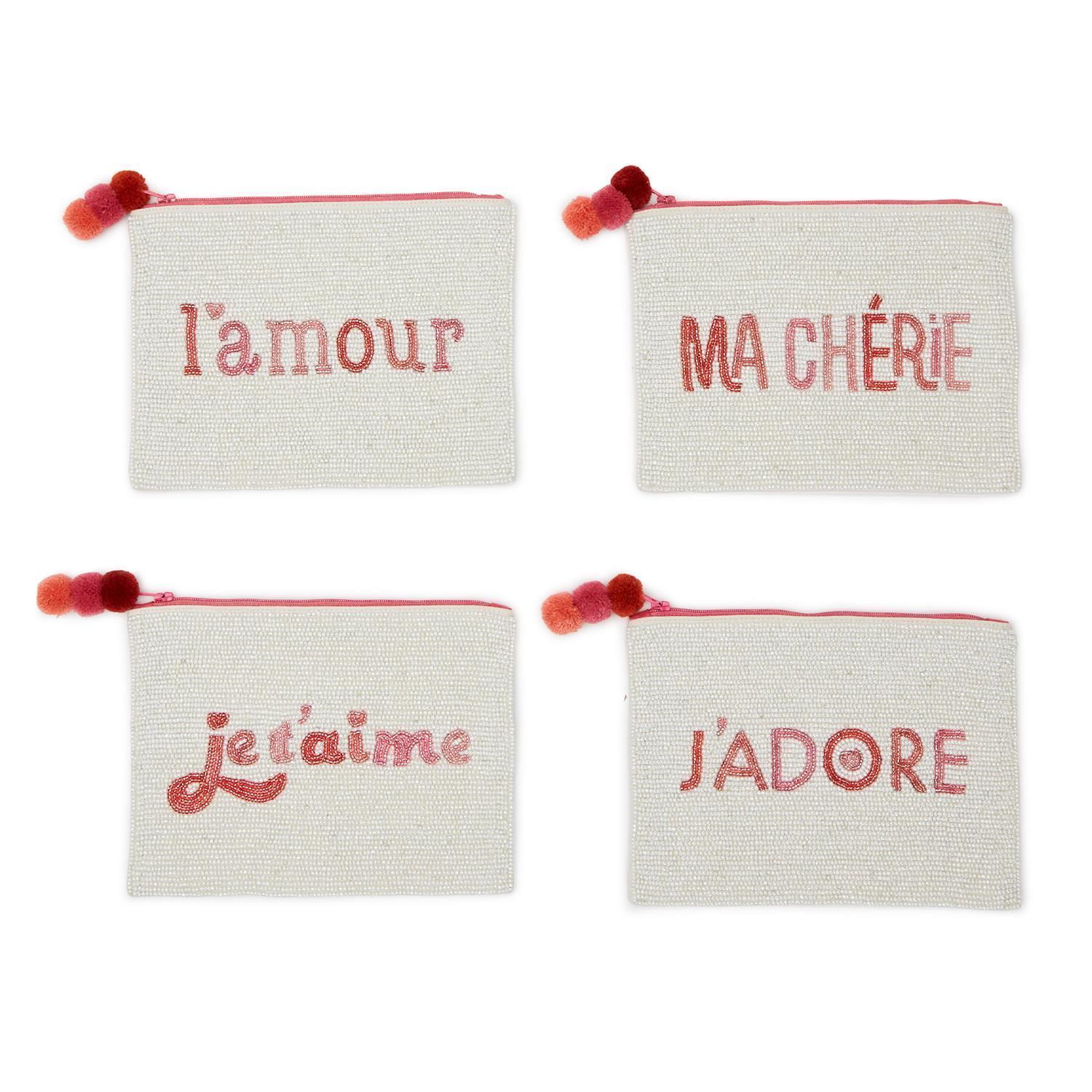 Love is in the Air Hand-Beaded Multipurpose Pouch Assorted 4 Designs