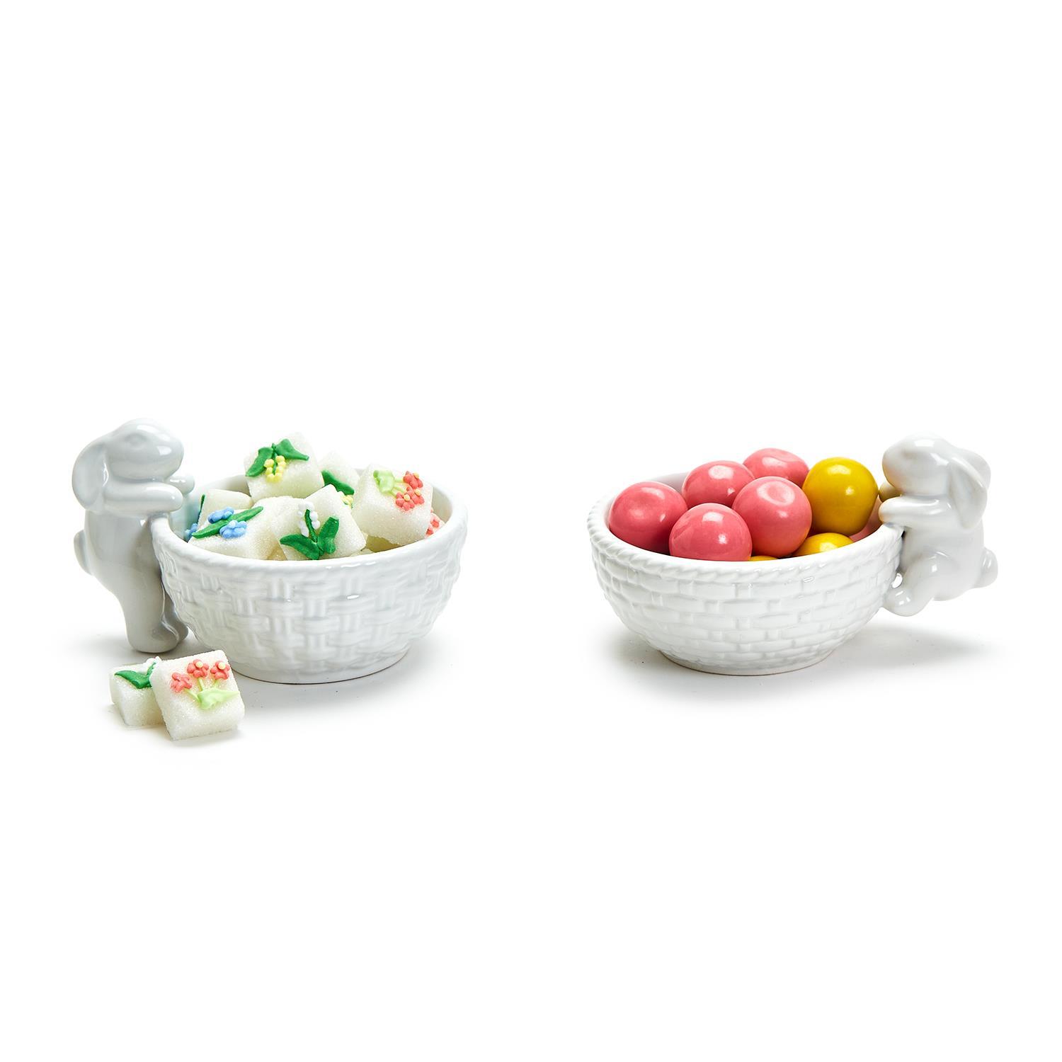 Tiny Bunny Easter Tidbit Dish Assorted 2 Designs