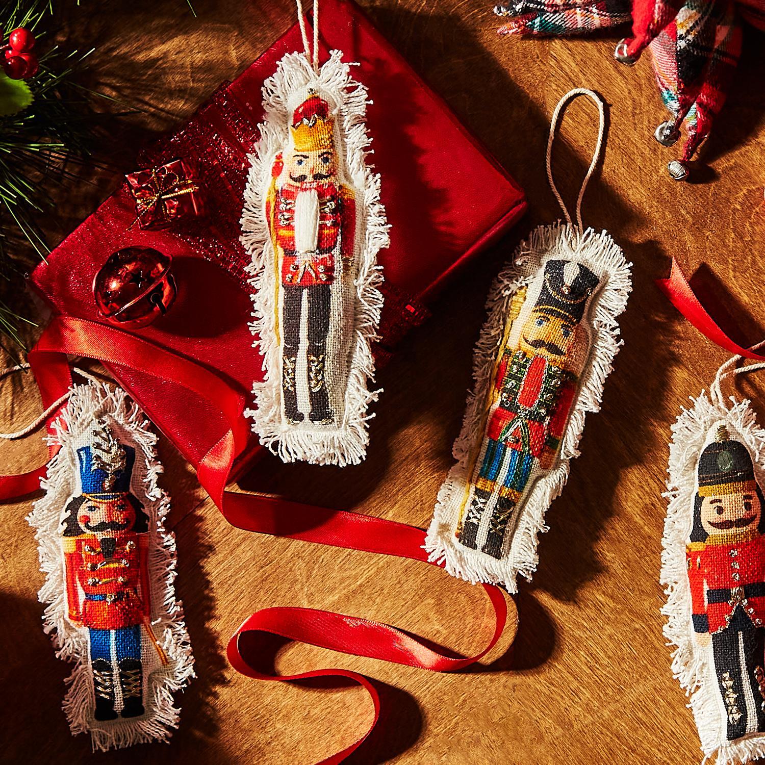 Nutcracker 30 Pc Hand-Crafted Ornament Unit Includes 5 Designs