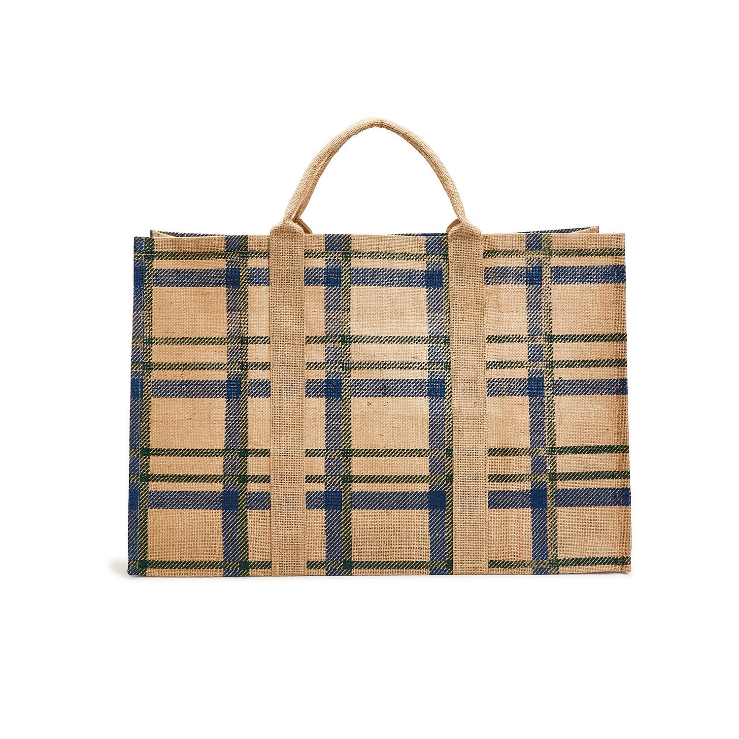 Perfect Plaid Large Tote Bag Asst 3 Colors