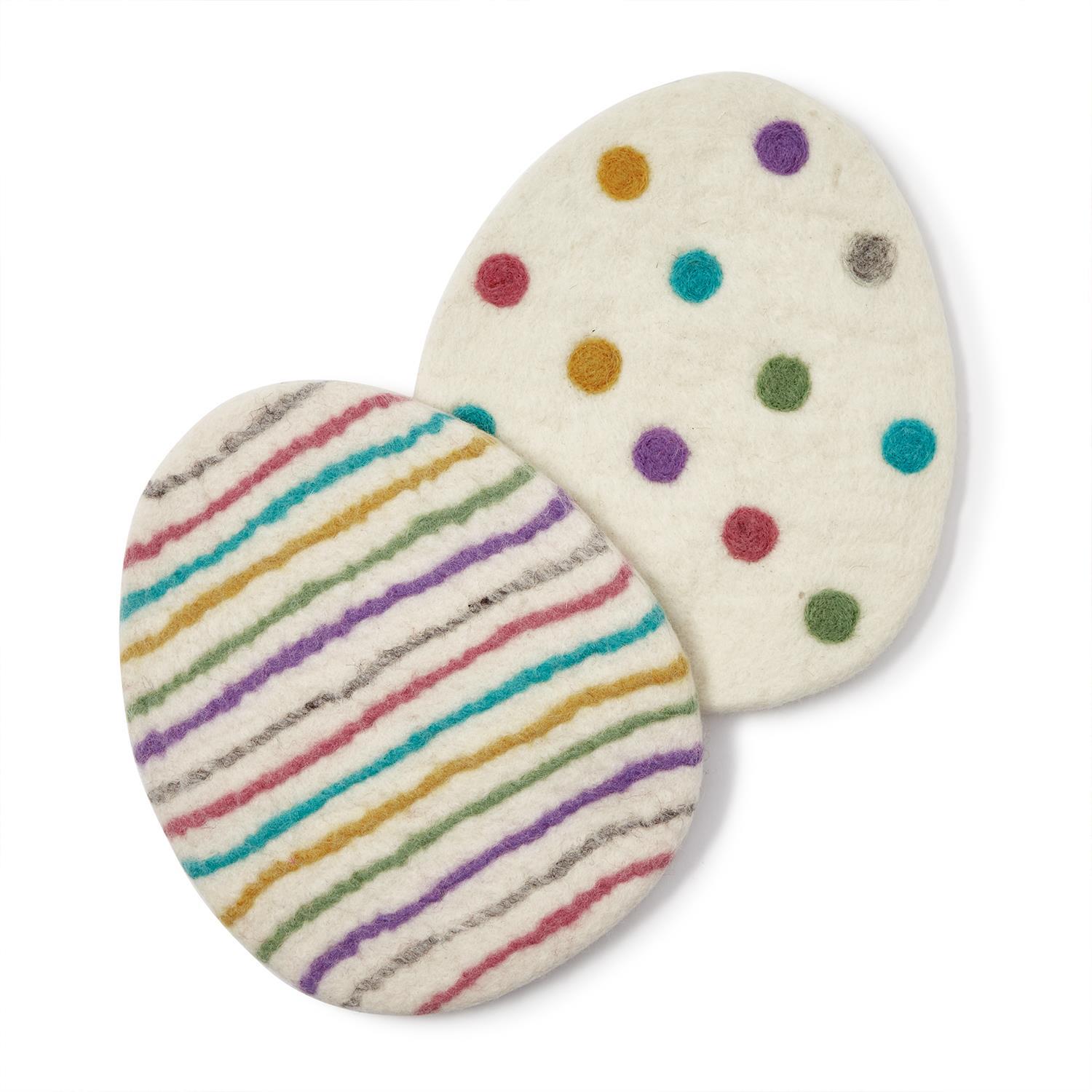 Hand-Crafted Easter Egg Trivet Assorted 2 Designs