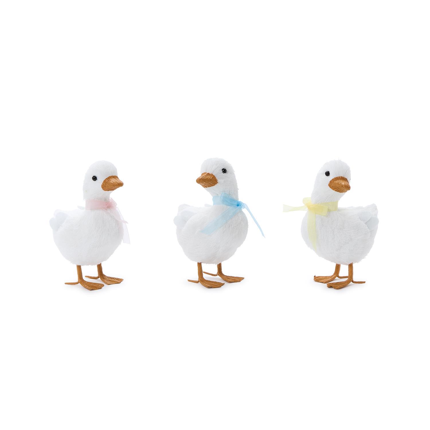 Festive Flock 18 Pc Hand-Crafted Easter Decor Unit Includes 2 Designs